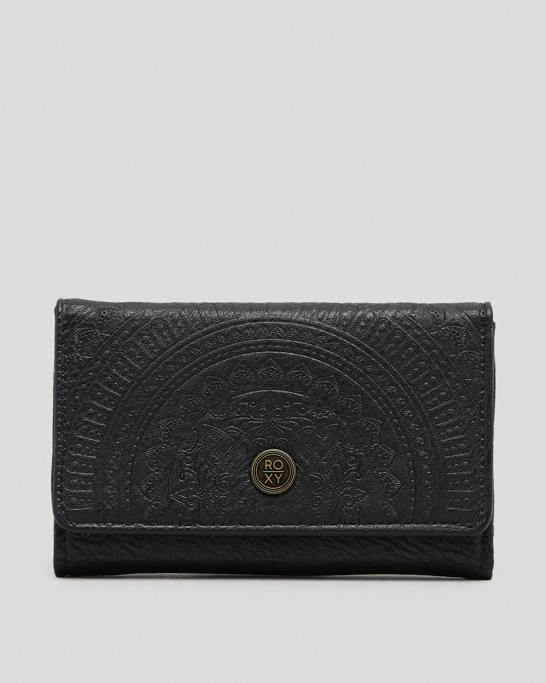 Shop Roxy Crazy Diamond Wallet In Anthracite - Fast Shipping & Easy ...