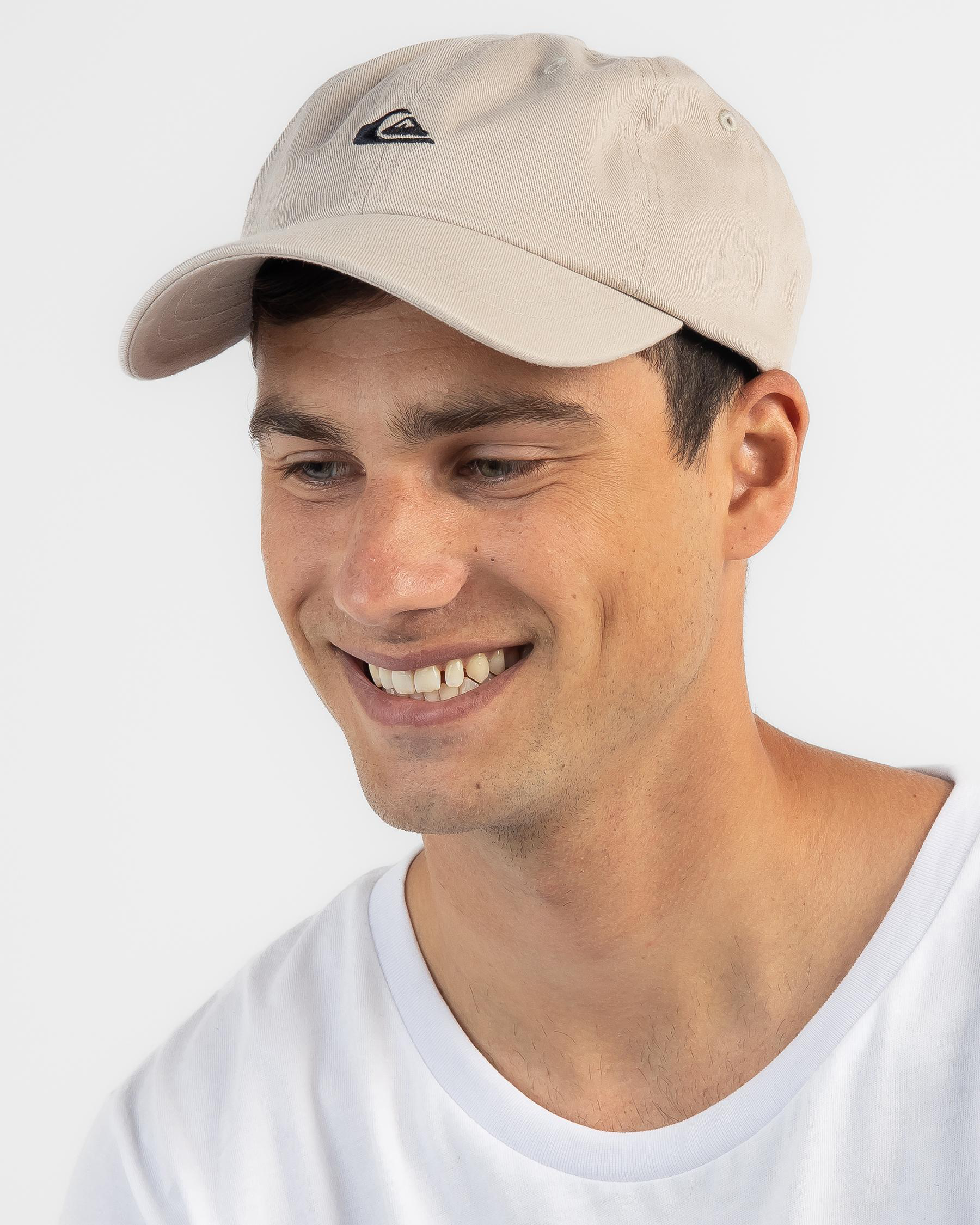 Shop Quiksilver Rad Splatter Dad Cap In Stone - Fast Shipping & Easy ...