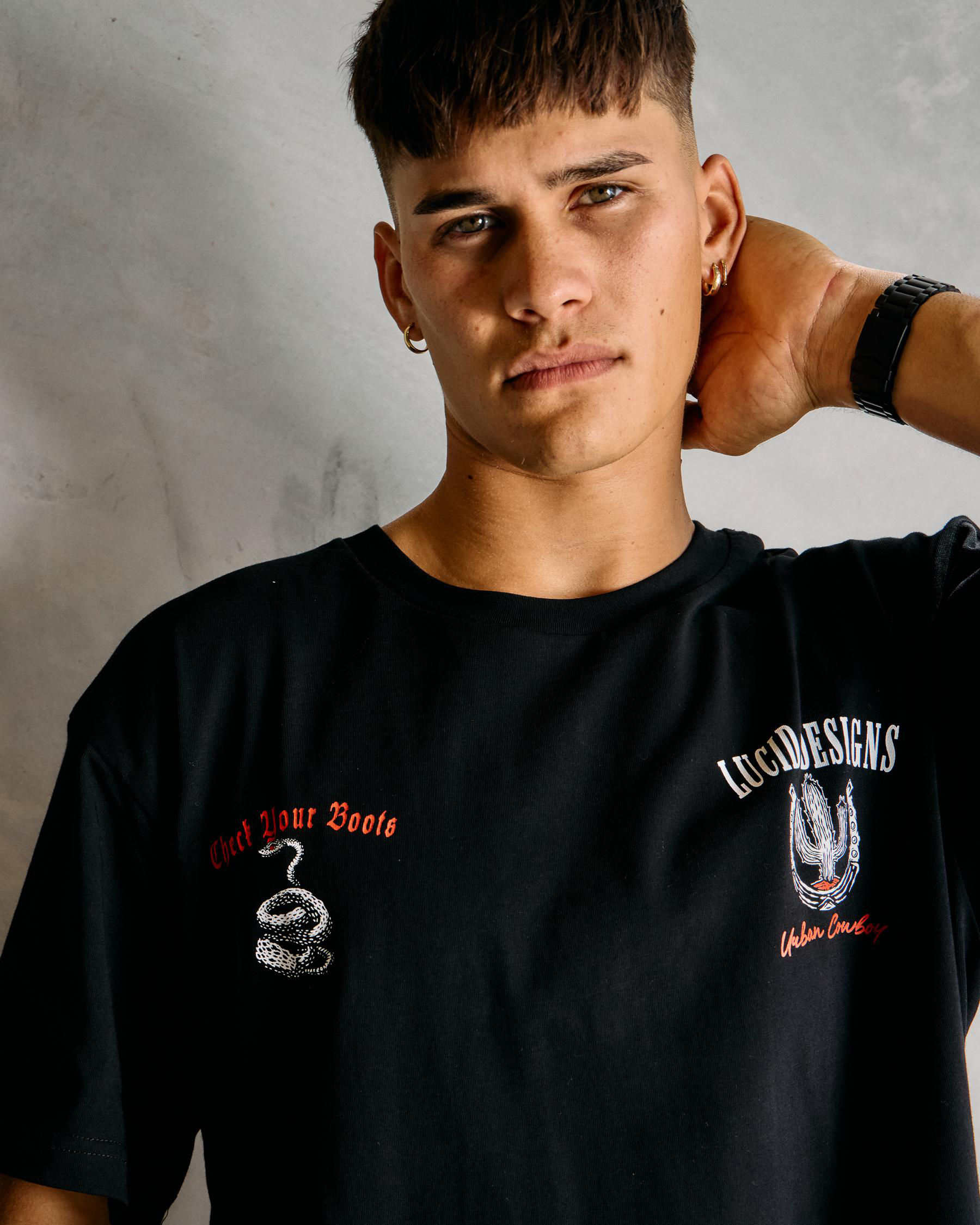 Shop Lucid Urban Rodeo T-Shirt In Black - Fast Shipping & Easy Returns ...