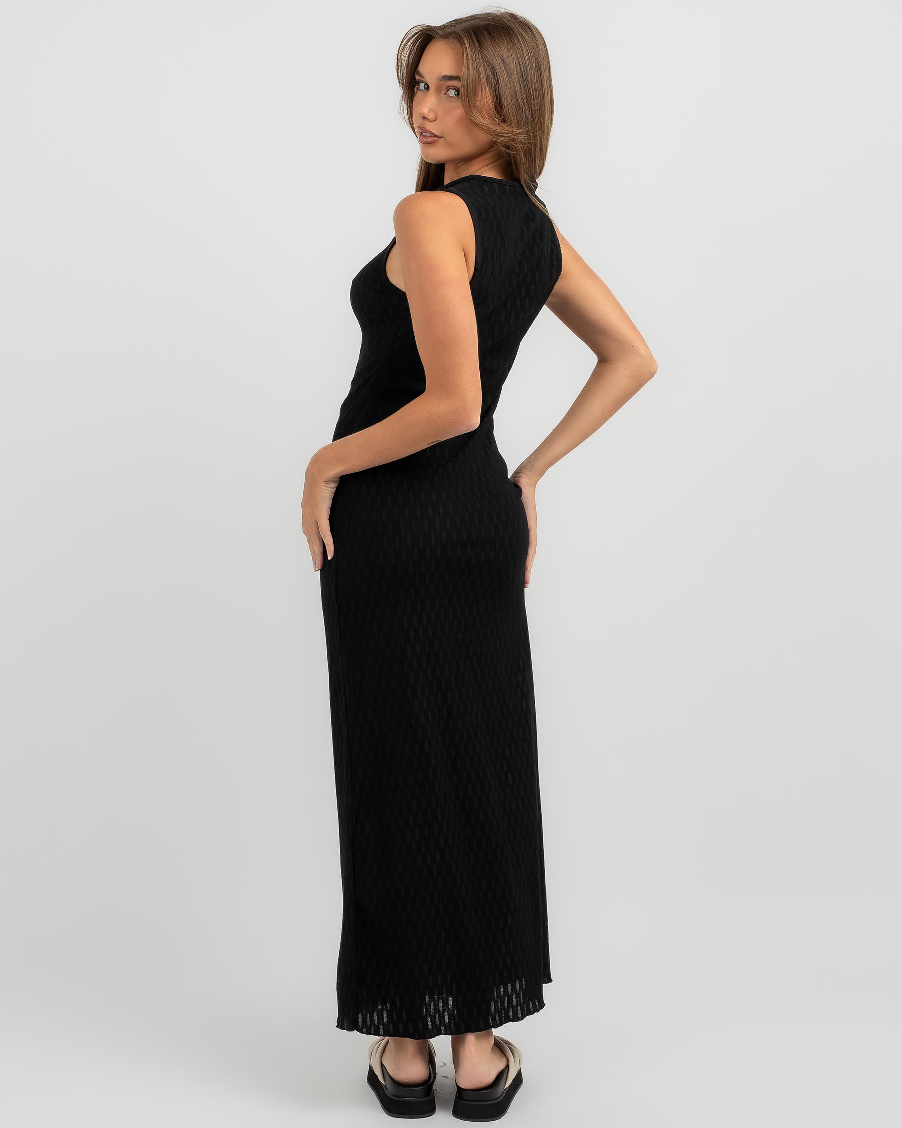 Shop Mint Vanilla Orly Maxi Dress In Black - Fast Shipping & Easy ...