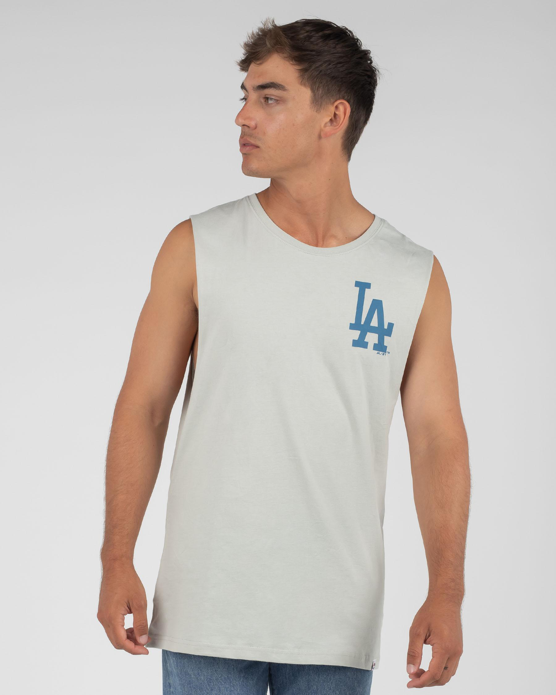 Shop Majestic Lance Muscle Tank In Metal - Fast Shipping & Easy Returns ...