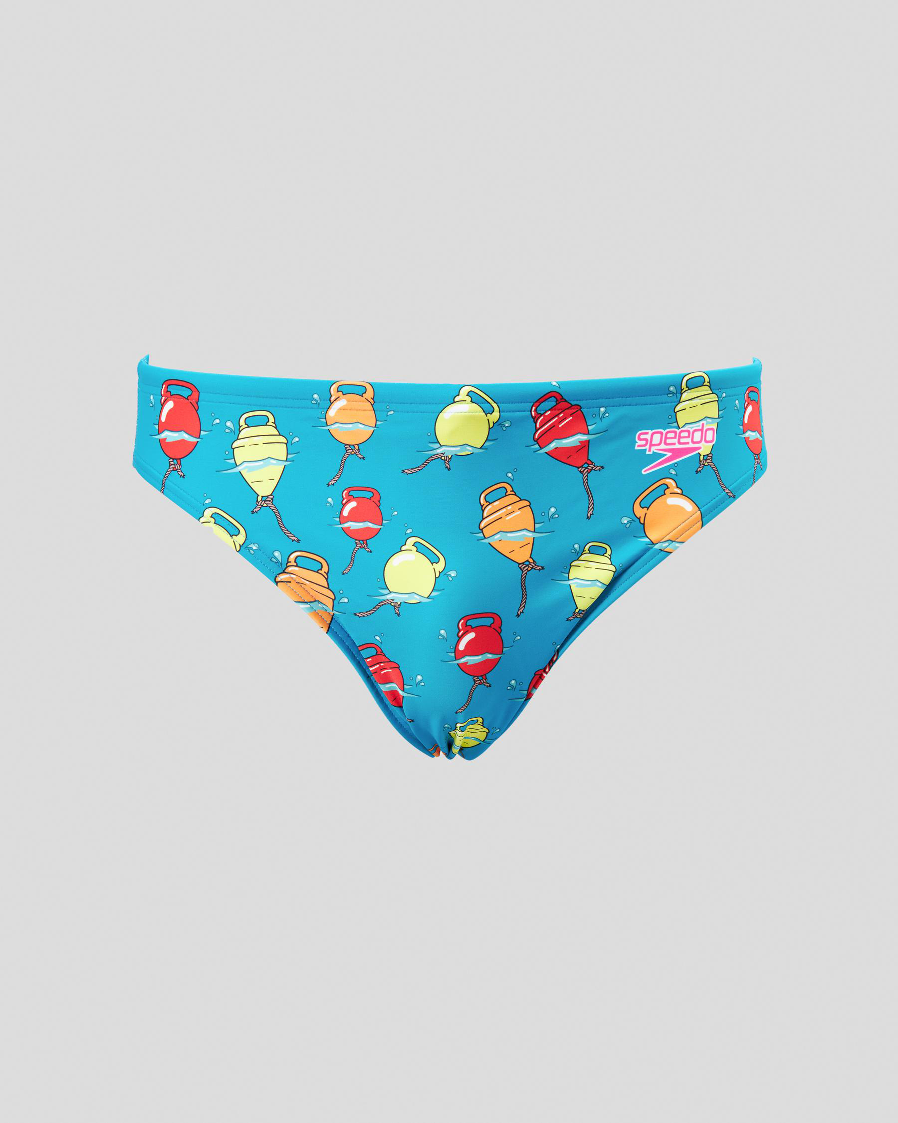 Shop Speedo Yeah The Buoys Swim Briefs In Blue - Fast Shipping & Easy ...
