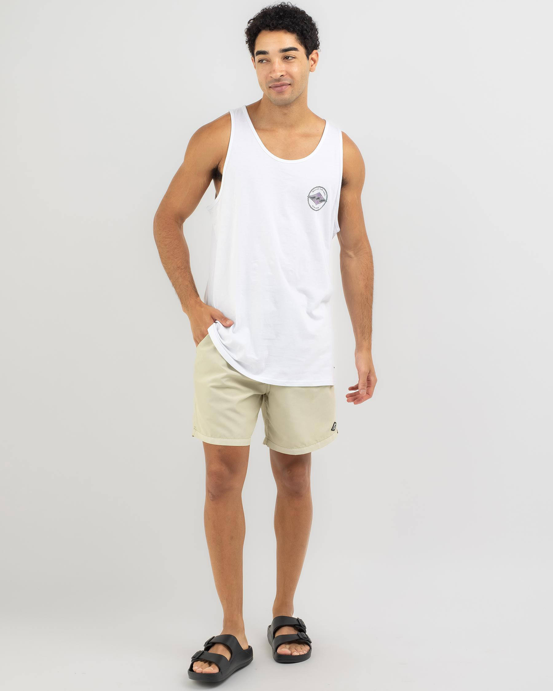 Shop Billabong Rotar Diamond Singlet In White - Fast Shipping & Easy Returns - City Beach Australia
