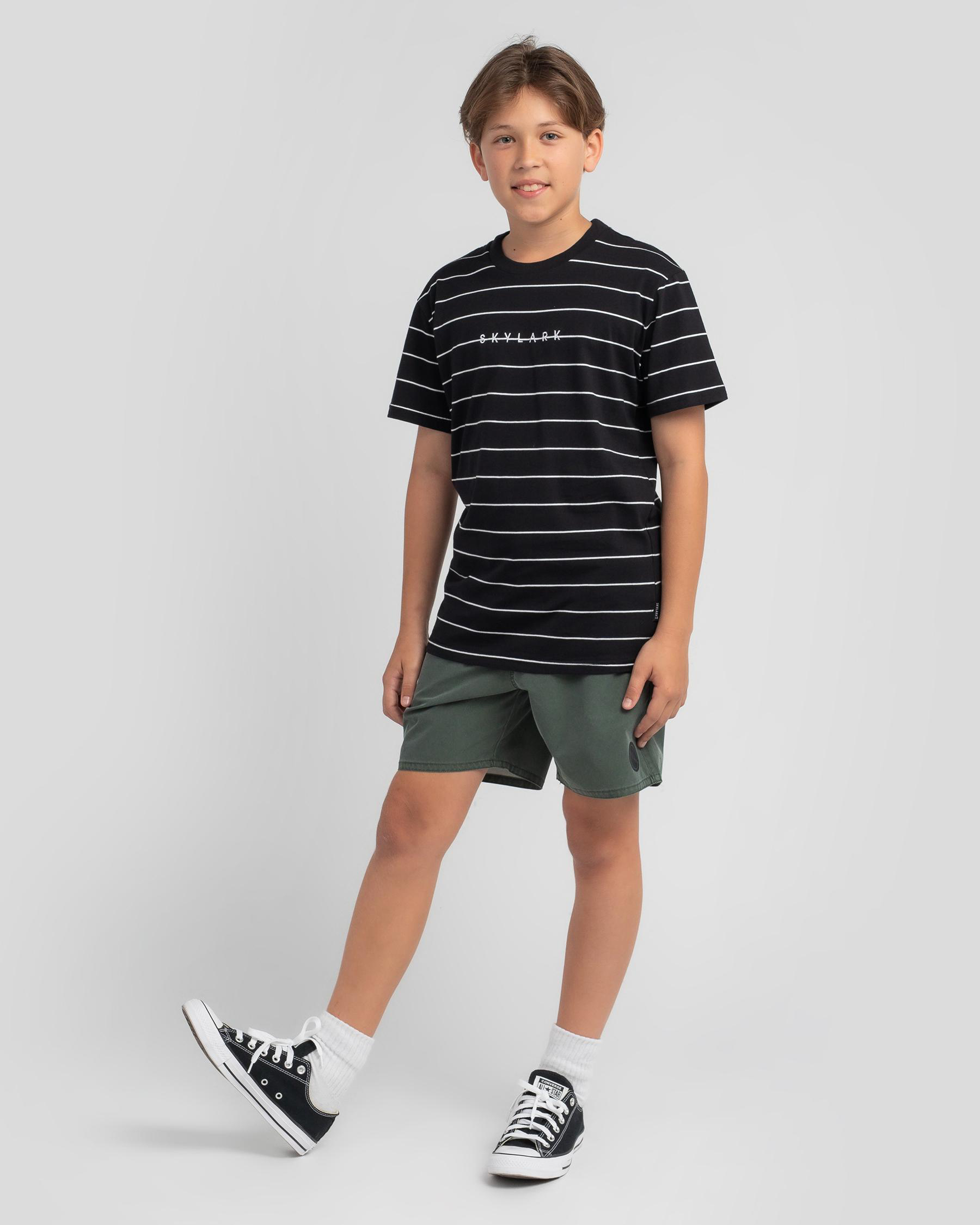 Shop Skylark Boys' Crux T-Shirt In Black - Fast Shipping & Easy Returns ...