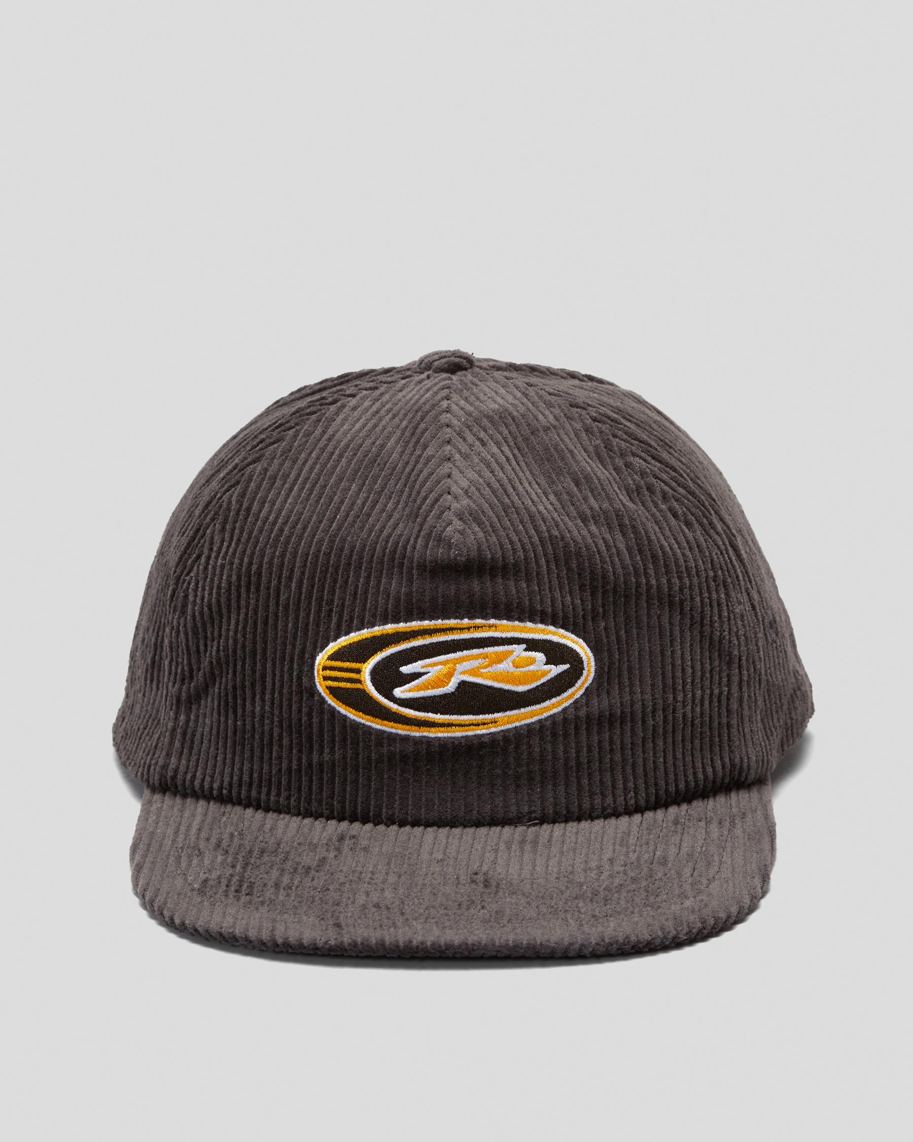 Rusty Speedway Cord Surf Cap In Coal - FREE* Shipping & Easy Returns ...