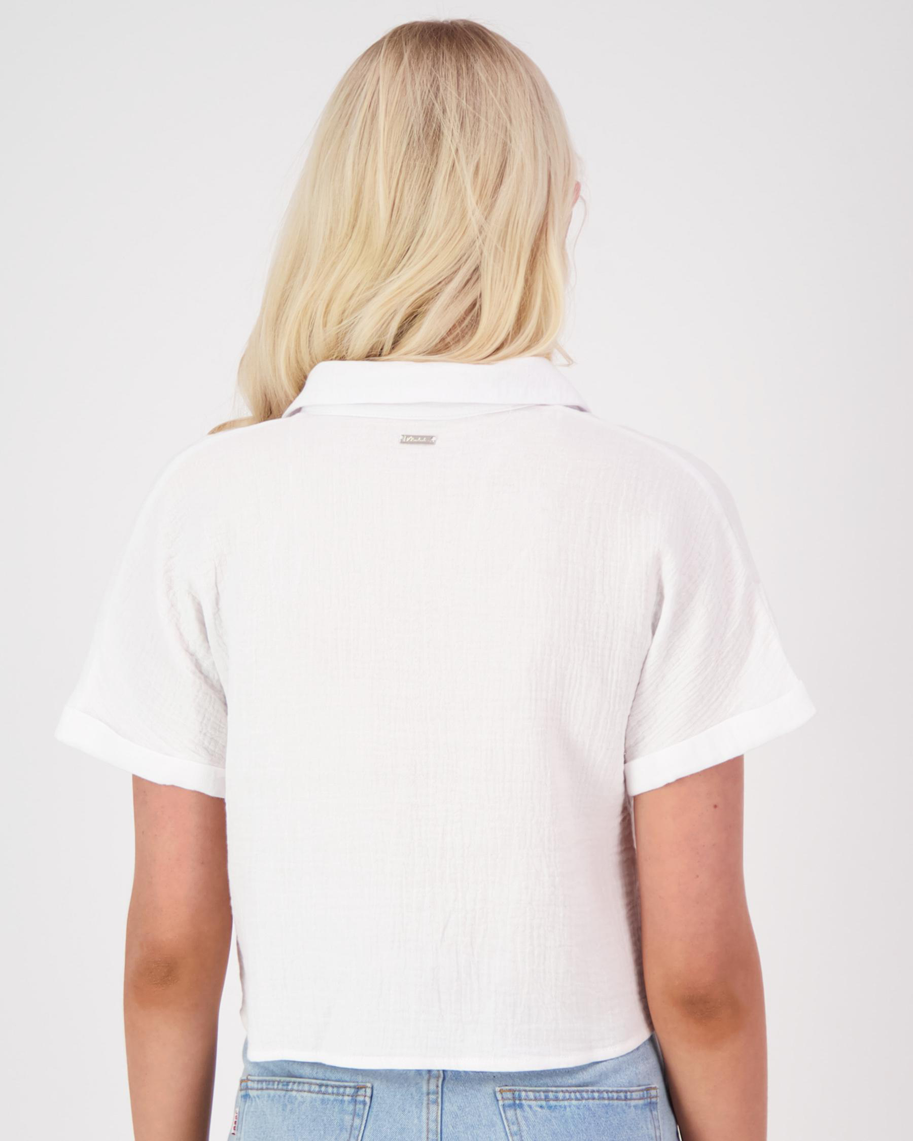 Shop Mooloola Golden Age Shirt In White - Fast Shipping & Easy Returns ...