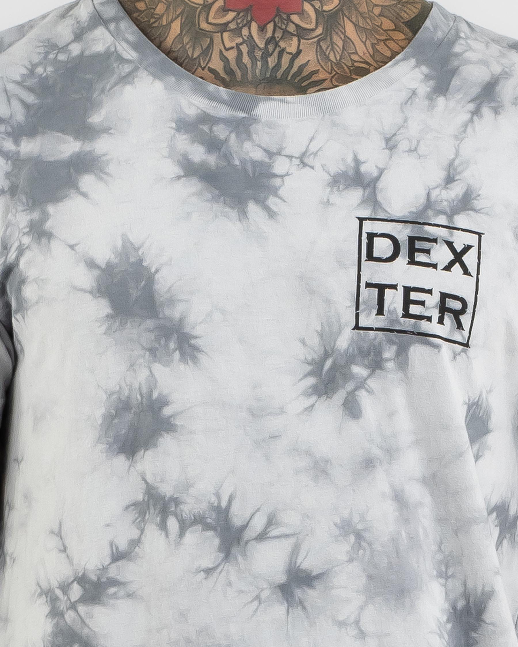 Shop Dexter Pierce T-Shirt In Light Grey Mottle - Fast Shipping & Easy ...