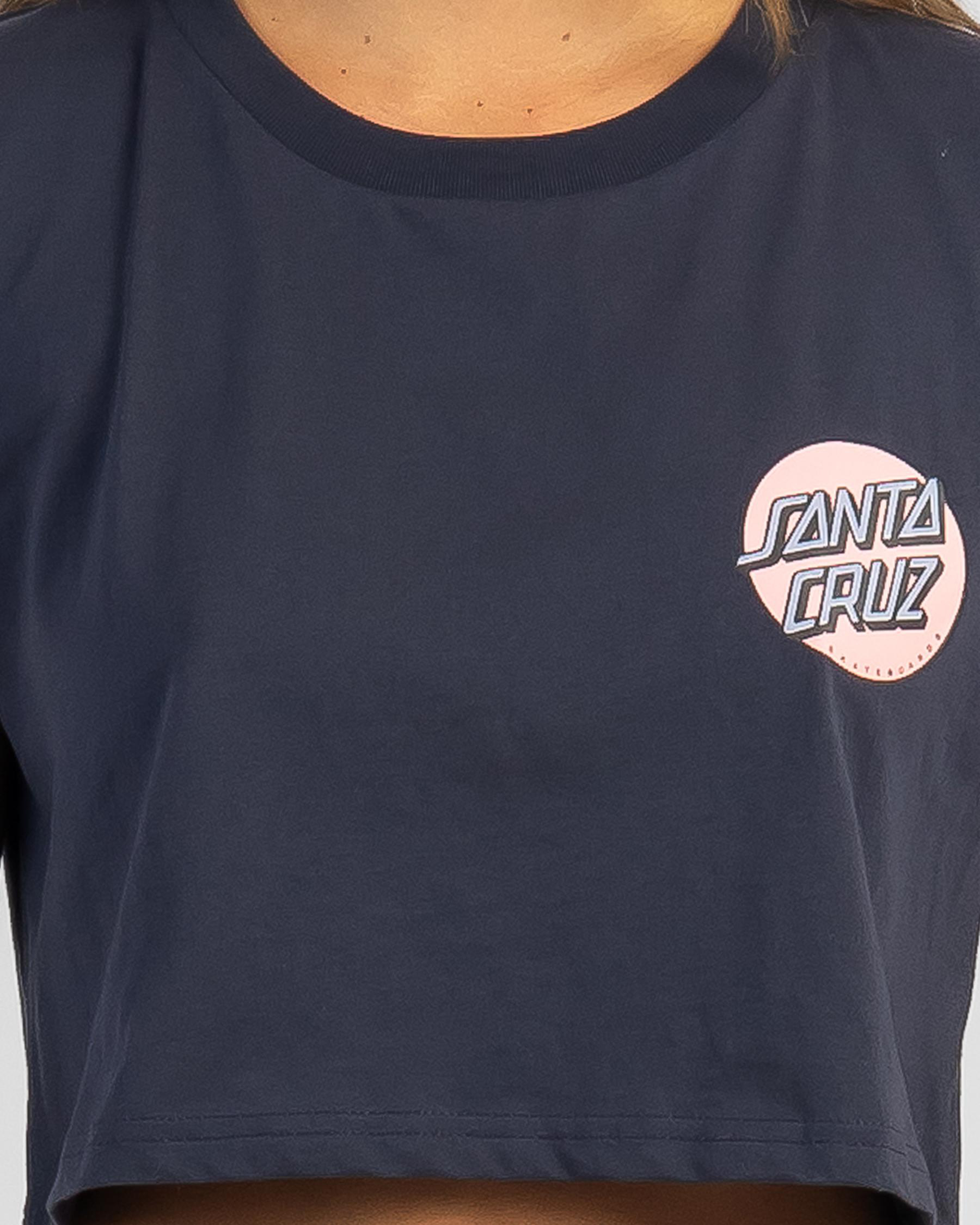 Shop Santa Cruz Other Dot Pop Tank Top In Navy - Fast Shipping & Easy ...