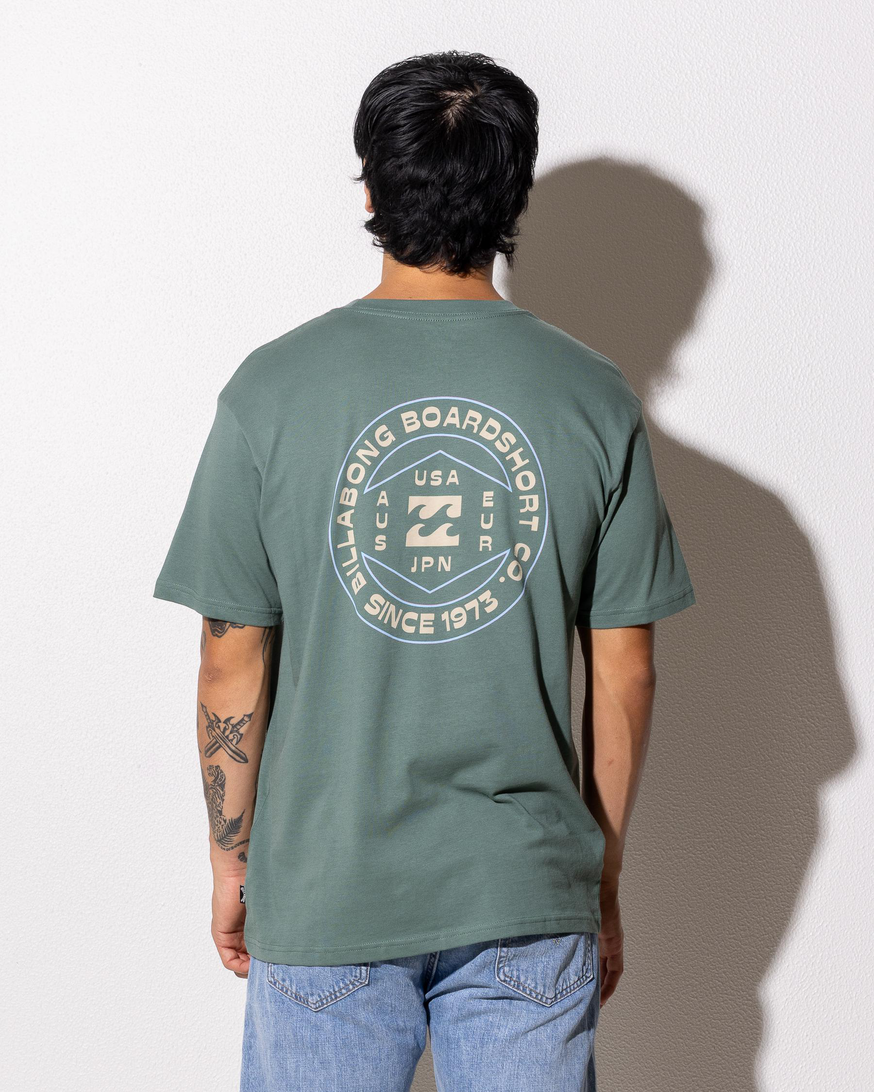 Shop Billabong Rotation T-Shirt In Pine - Fast Shipping & Easy Returns ...