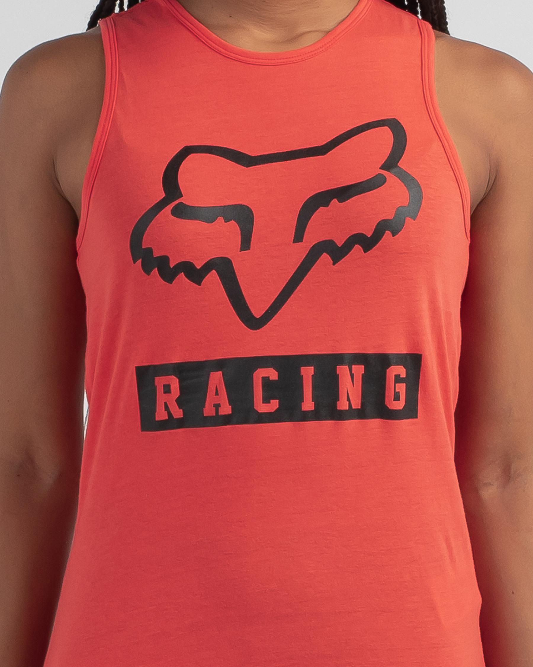 Shop Fox Born And Raised Tank Top In Flamingo - Fast Shipping & Easy ...