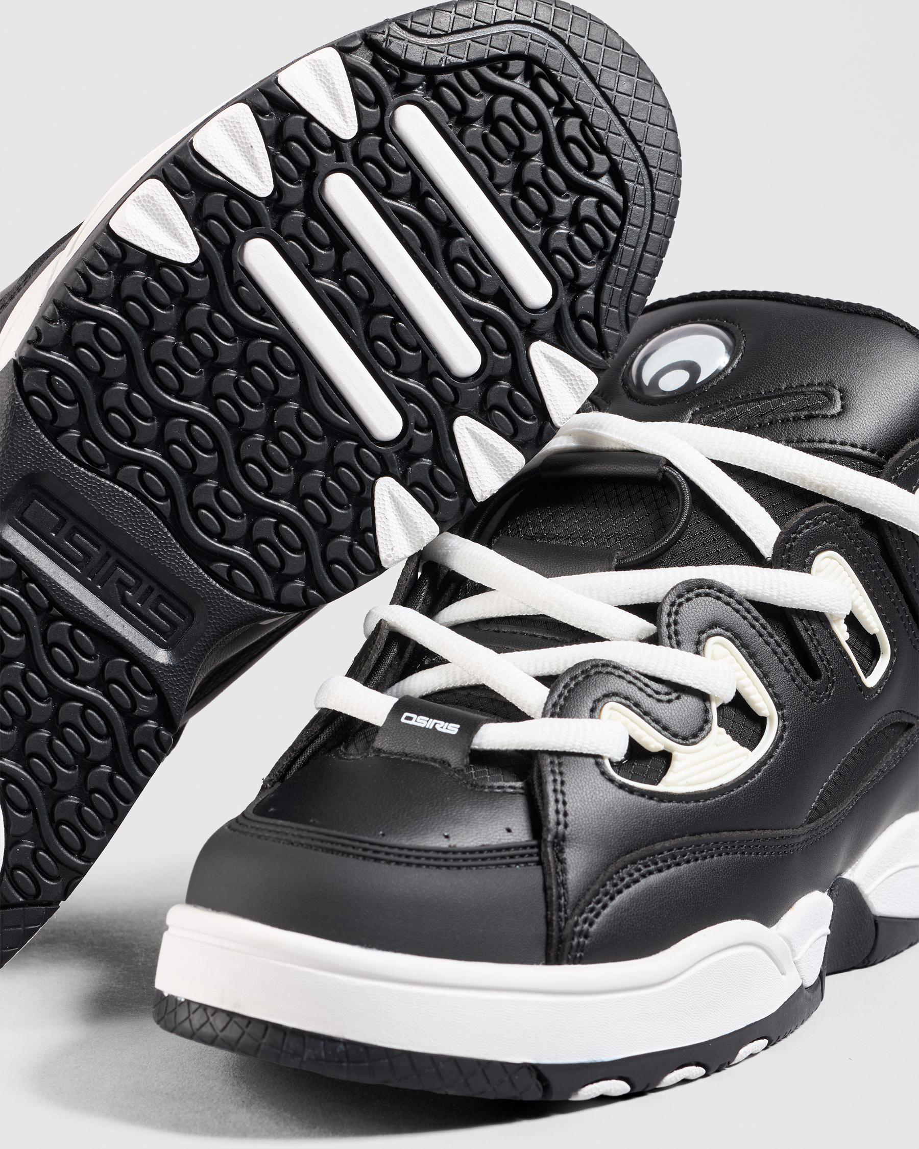 Shop Osiris D3.E Shoes In Black/white/black - Fast Shipping & Easy ...