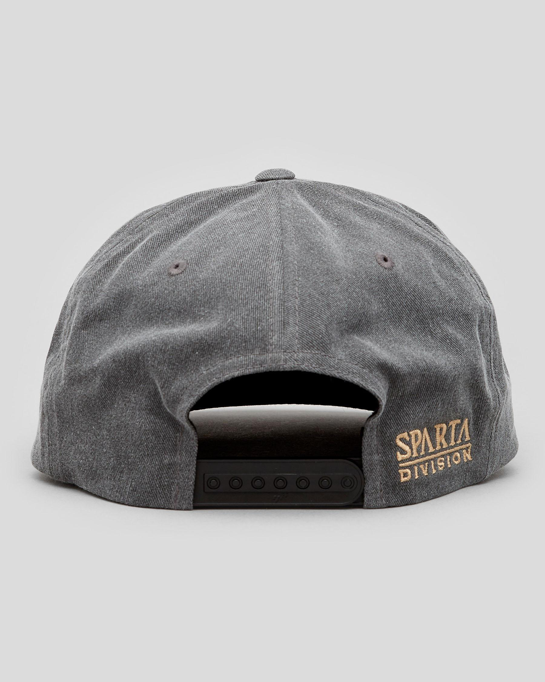 Shop Sparta Holy Grail Snapback Cap In Washed Black - Fast Shipping ...