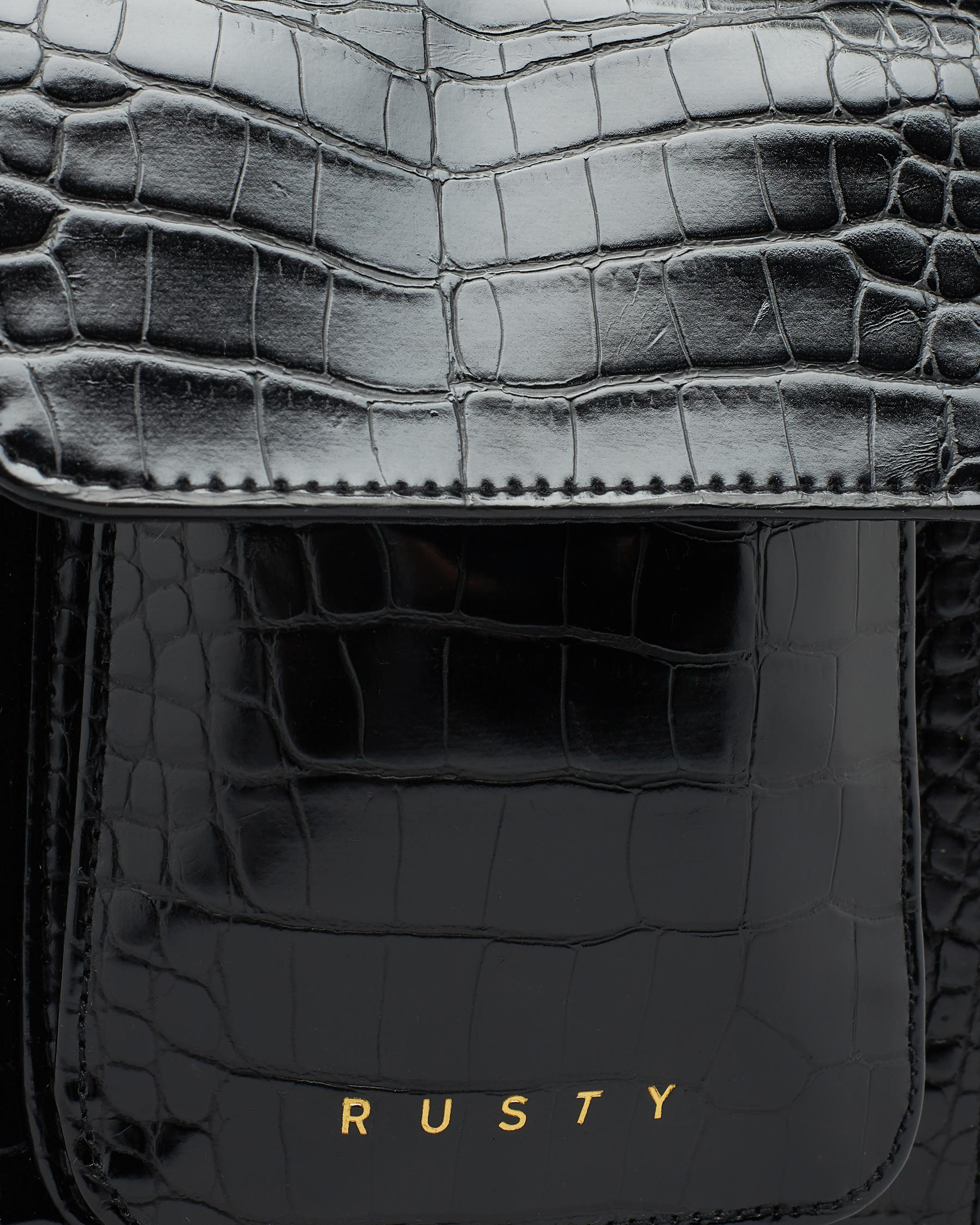 Shop Rusty Danielle Side Bag In Black - Fast Shipping & Easy Returns ...