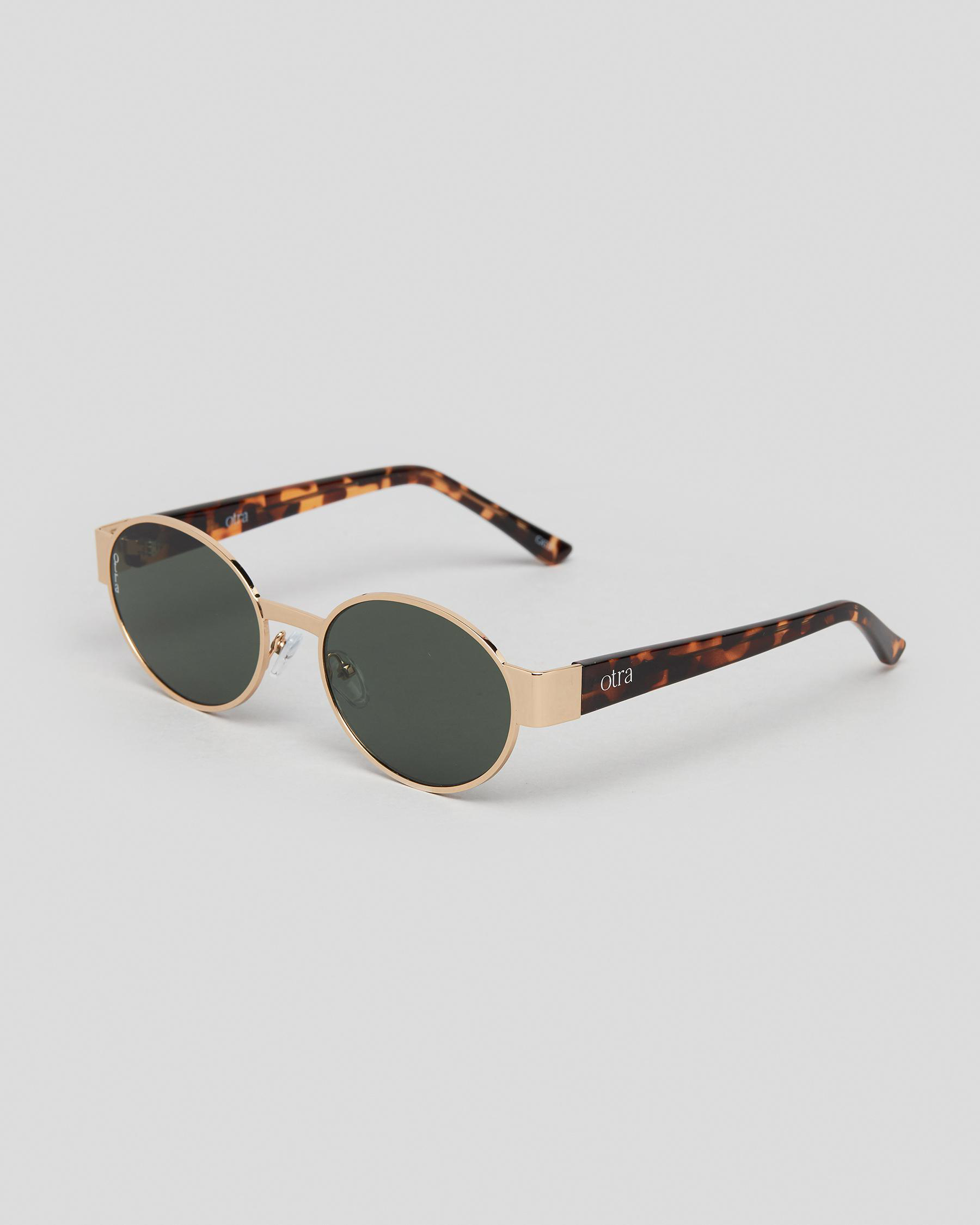 Shop Otra Eyewear Echo Sunglasses In Gold/green - Fast Shipping & Easy Returns - City Beach ...