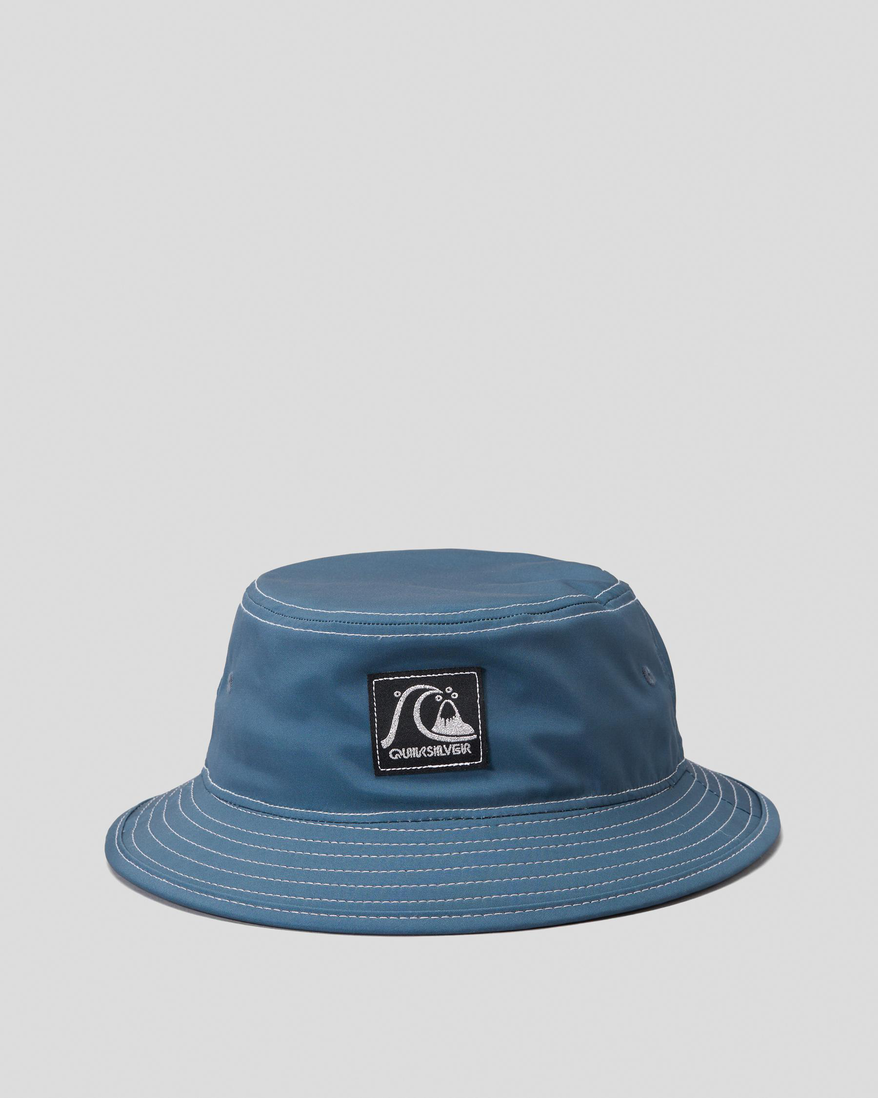 Shop Quiksilver Original Boonie Hat In Dark Slate - Fast Shipping ...