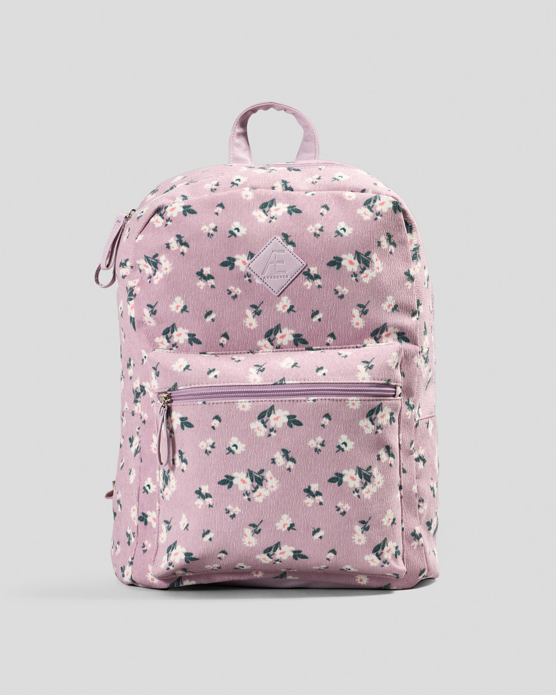 Shop Ava And Ever Perry Cord Backpack In Pink Floral - Fast Shipping ...