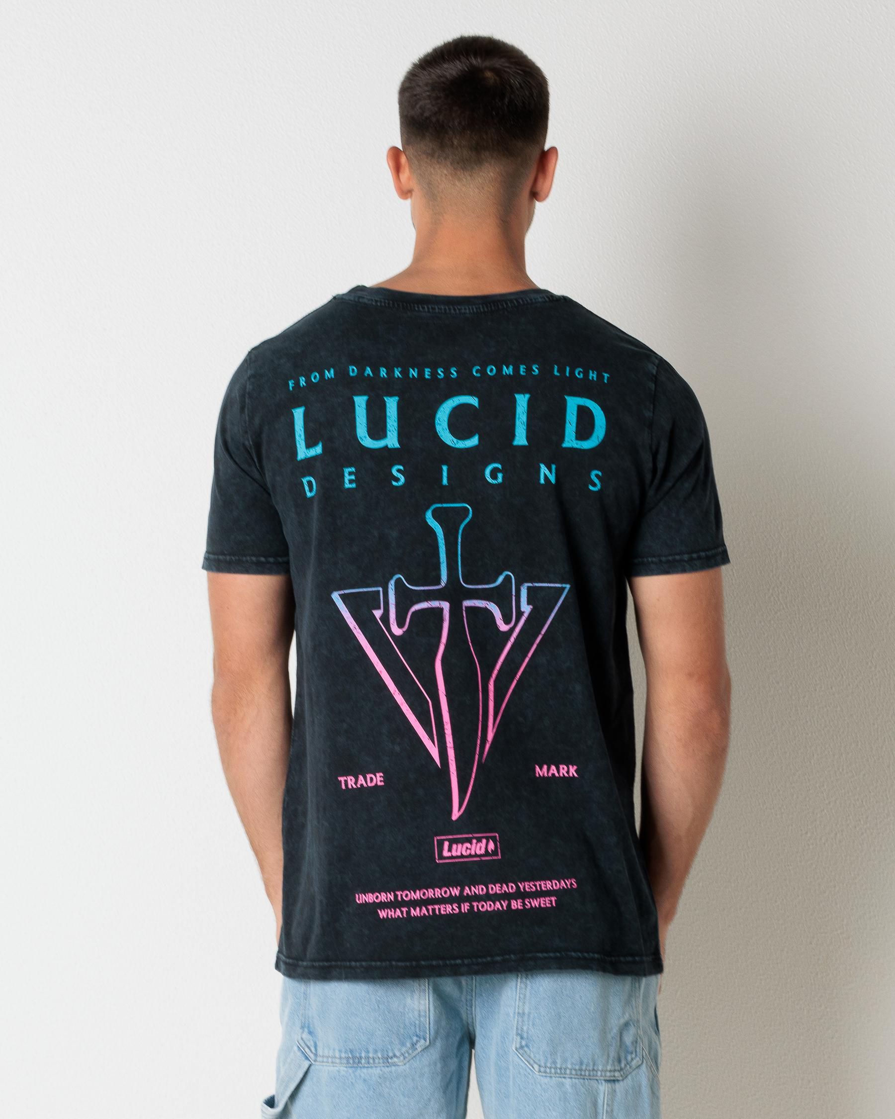 Lucid Colossus T-Shirt In Navy Acid - FREE* Shipping & Easy Returns ...