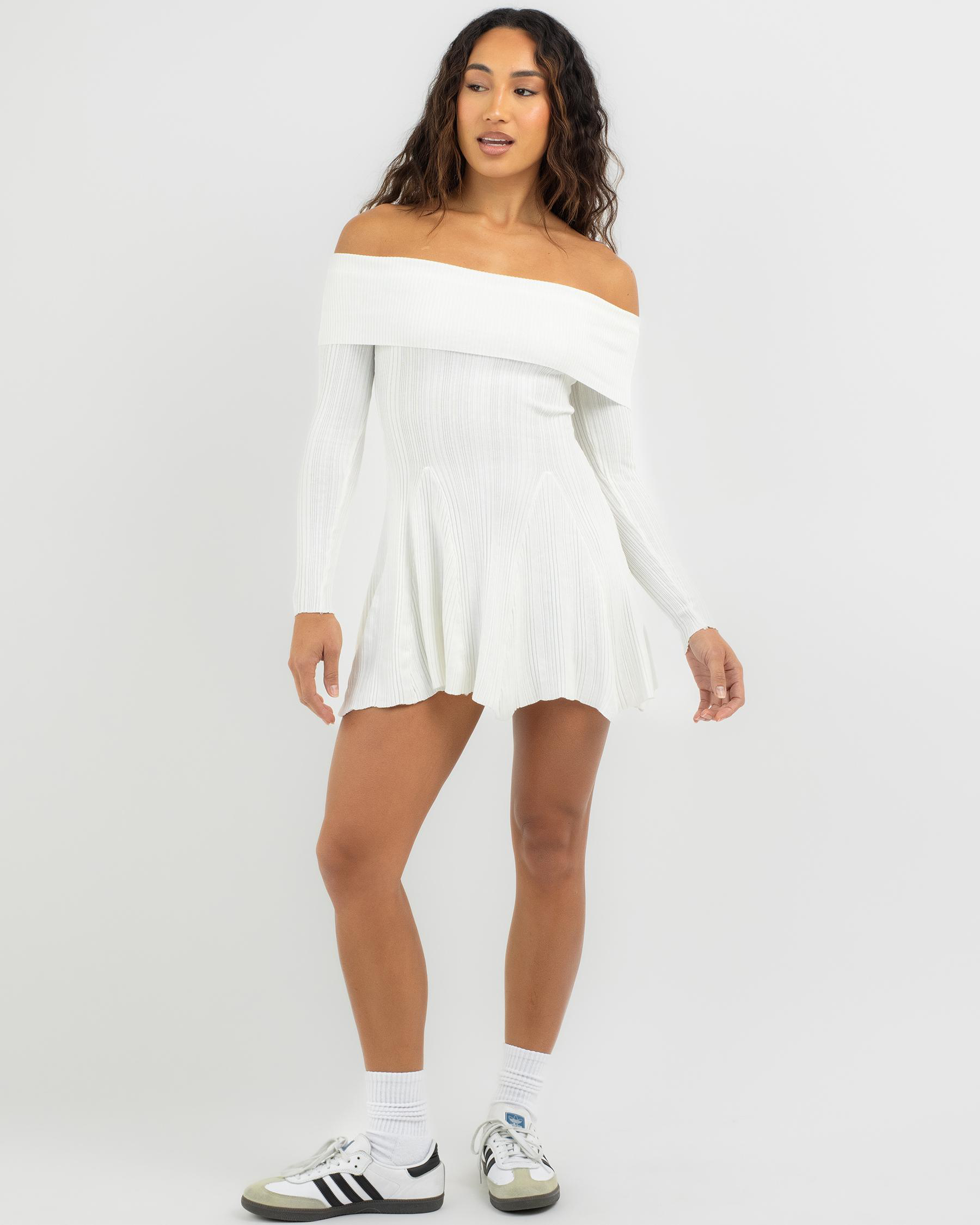 Shop Ava And Ever Meg Knit Dress In Cream - Fast Shipping & Easy Returns - City Beach Australia