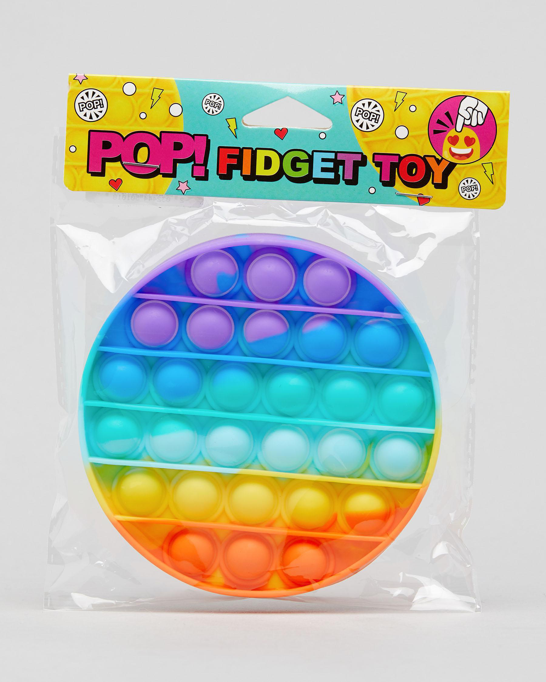 Shop Get It Now Geometric Rainbow Pop It Toy In Multi - Fast Shipping ...