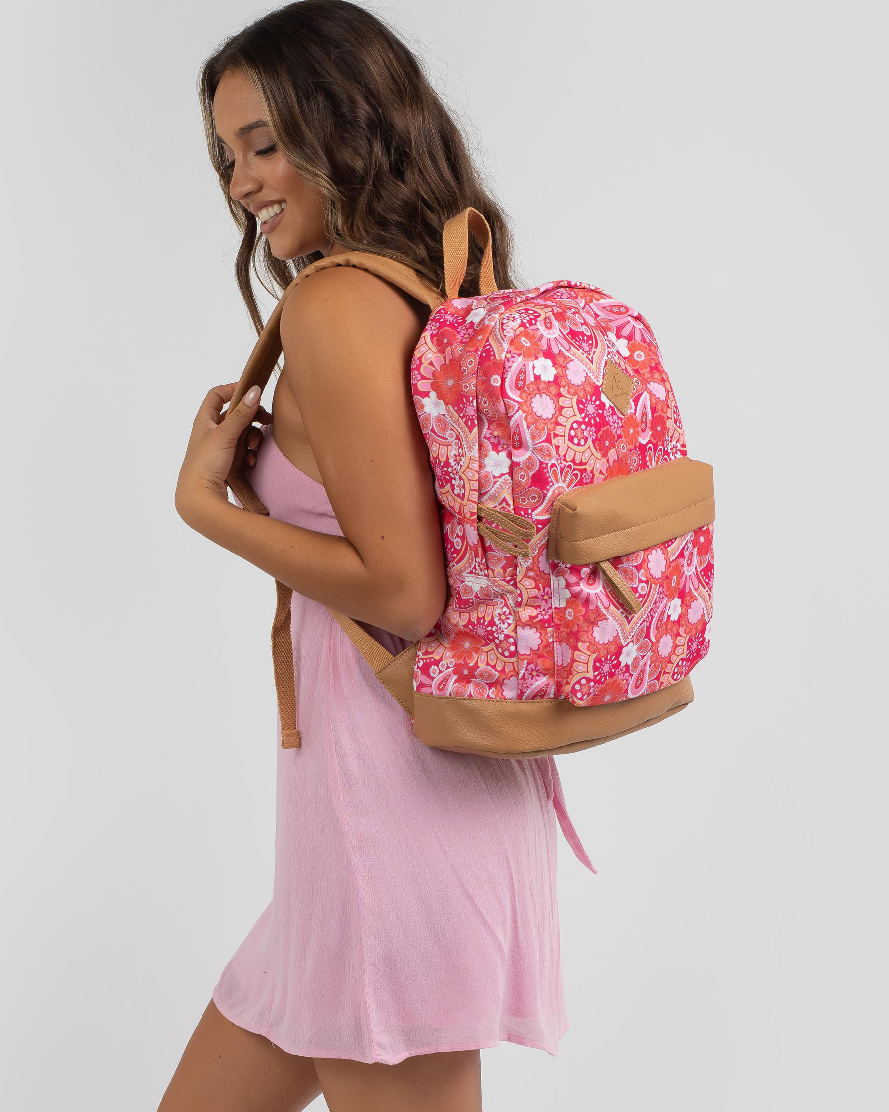 Shop Ava And Ever Adele Backpack In Pink Print - Fast Shipping & Easy Returns - City Beach Australia