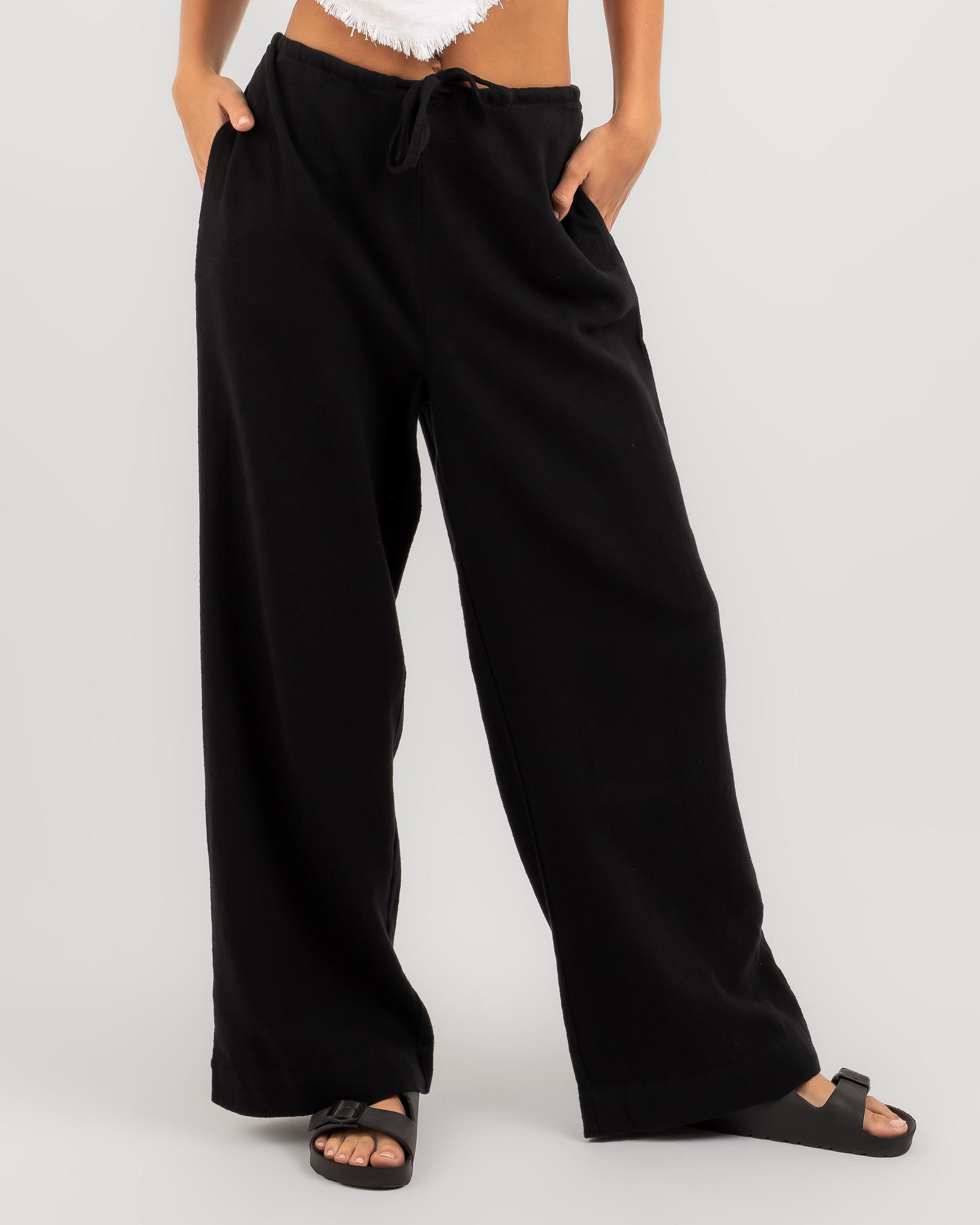 Shop Rusty Carolina Pants In Black - Fast Shipping & Easy Returns ...