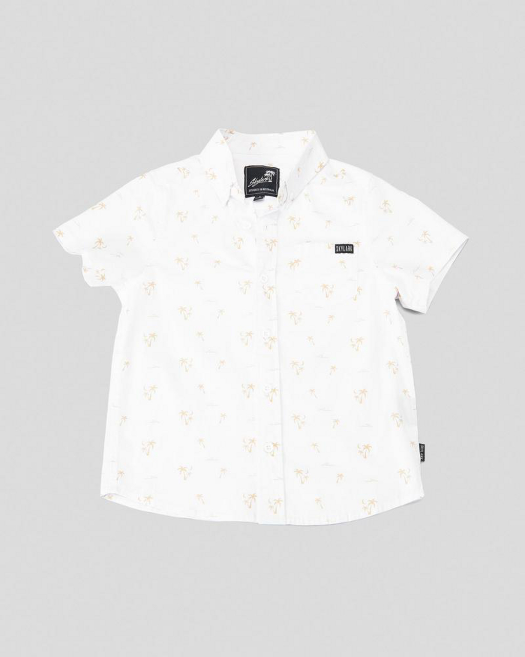 Skylark Toddlers' Quartermaster Short Sleeve Shirt In White - Fast ...