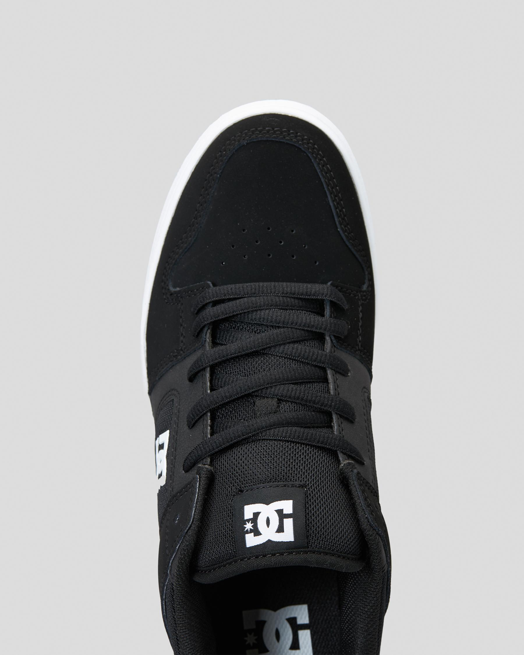 Shop DC Shoes Manteca 4 Shoes In Black/white - Fast Shipping & Easy ...