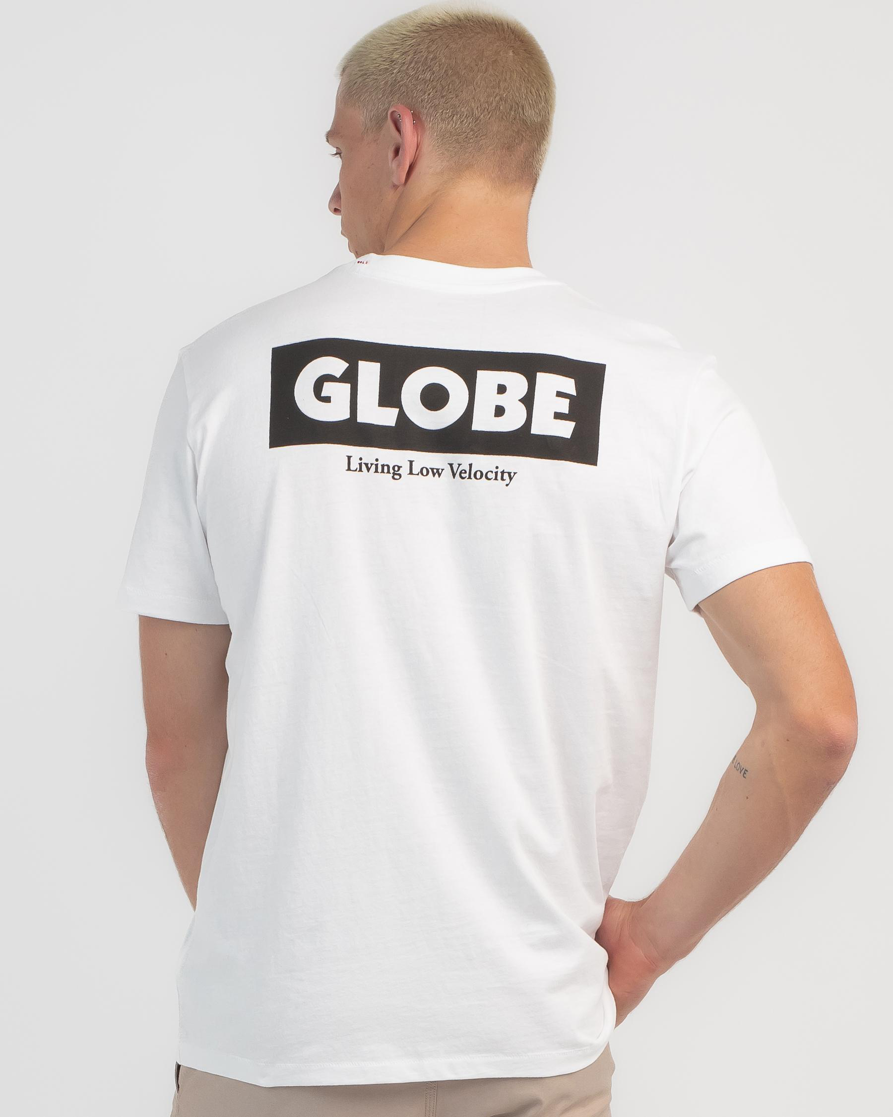 Shop Globe Living Low Velocity T-Shirt In White - Fast Shipping & Easy ...
