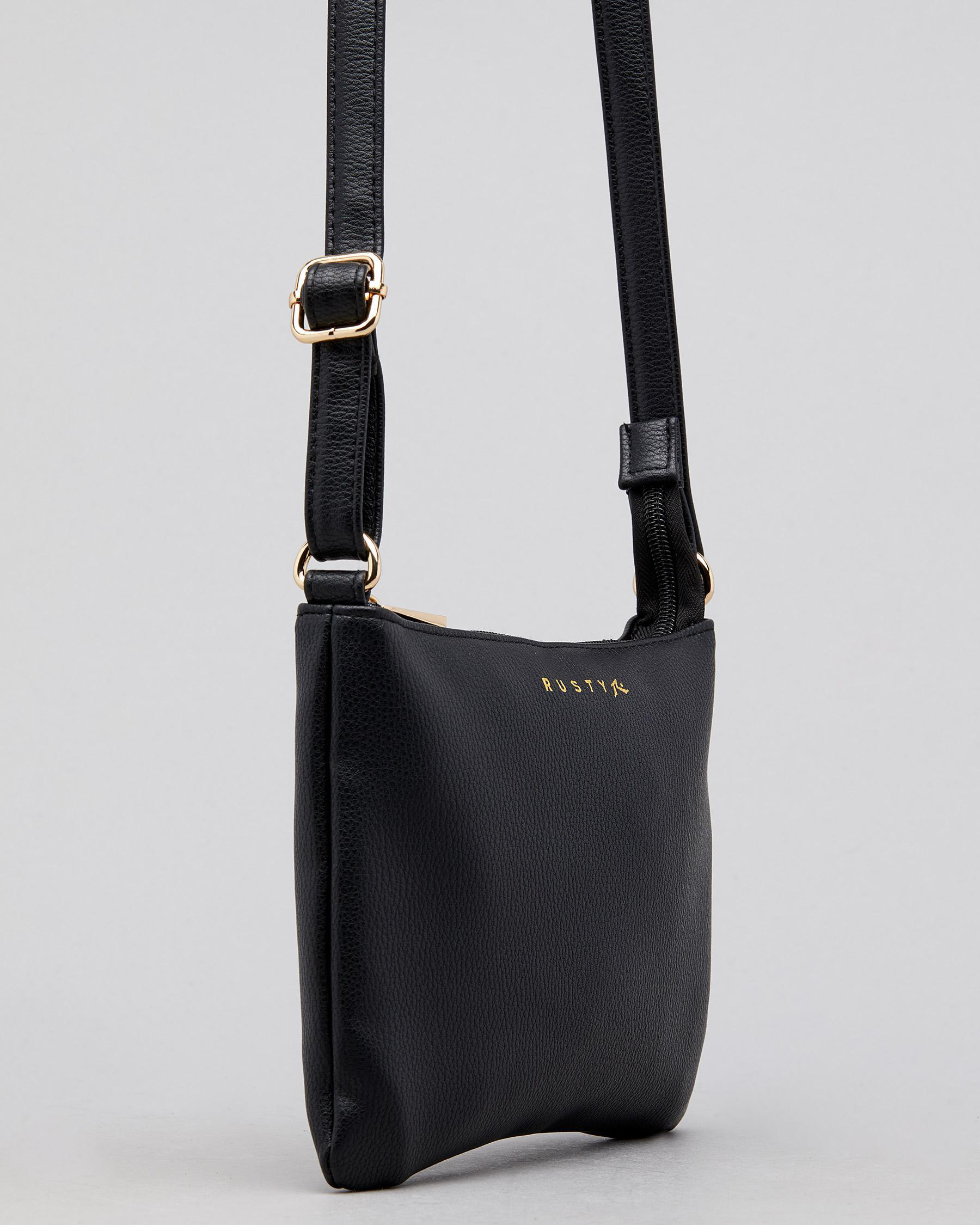 Shop Rusty Revival Crossbody Bag In Black - Fast Shipping & Easy ...