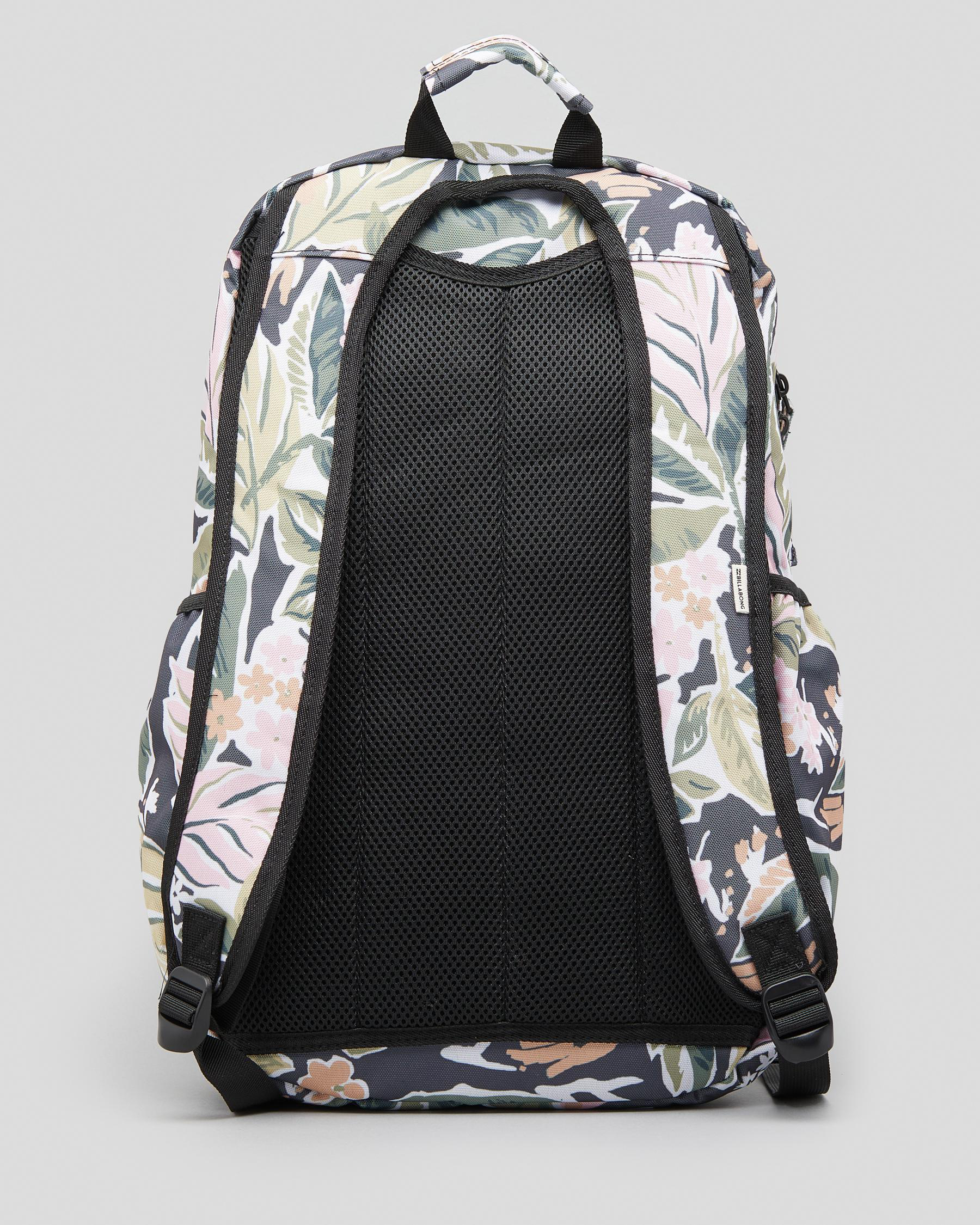 Shop Billabong Sunset Roadie Backpack In Off Black - Fast Shipping ...
