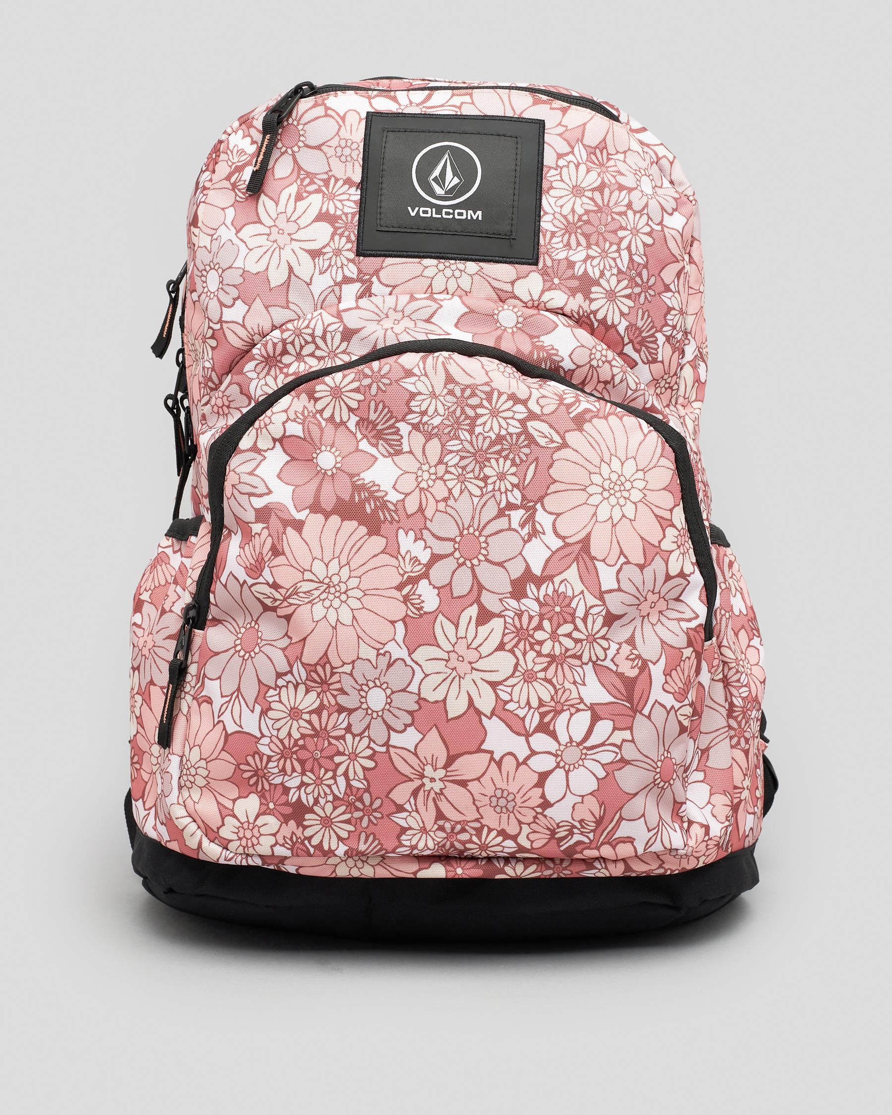 Shop Volcom Patch Attack Backpack In Hazey Pink - Fast Shipping & Easy ...