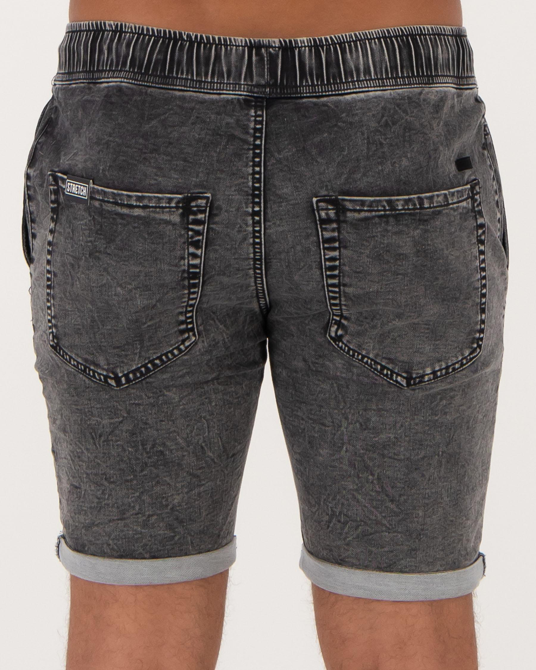 Shop Lucid Manic Walk Shorts In Black - Fast Shipping & Easy Returns ...