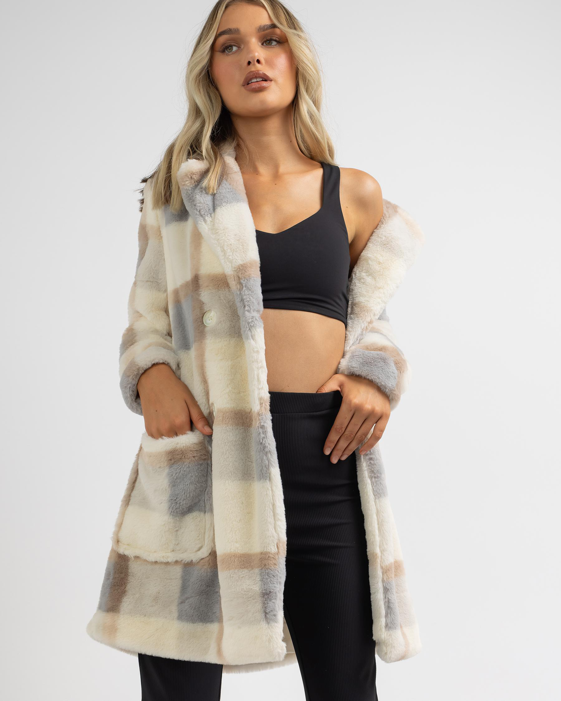 Shop Mooloola Bodie Jacket In Blue - Fast Shipping & Easy Returns ...