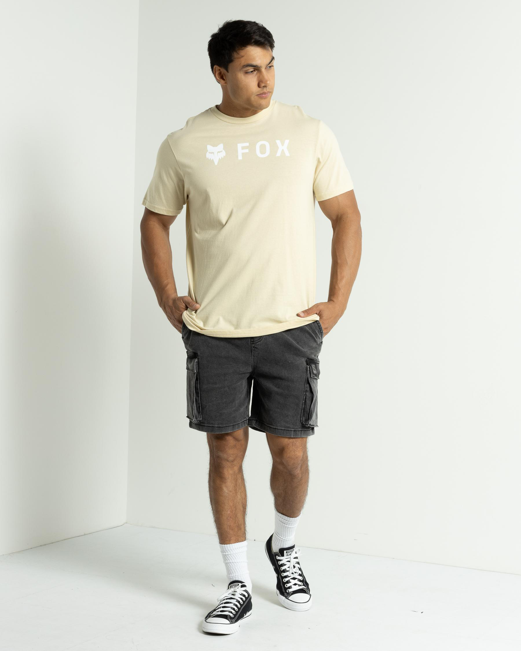 Shop Fox Absolute Premium T-Shirt In Cream - Fast Shipping & Easy ...