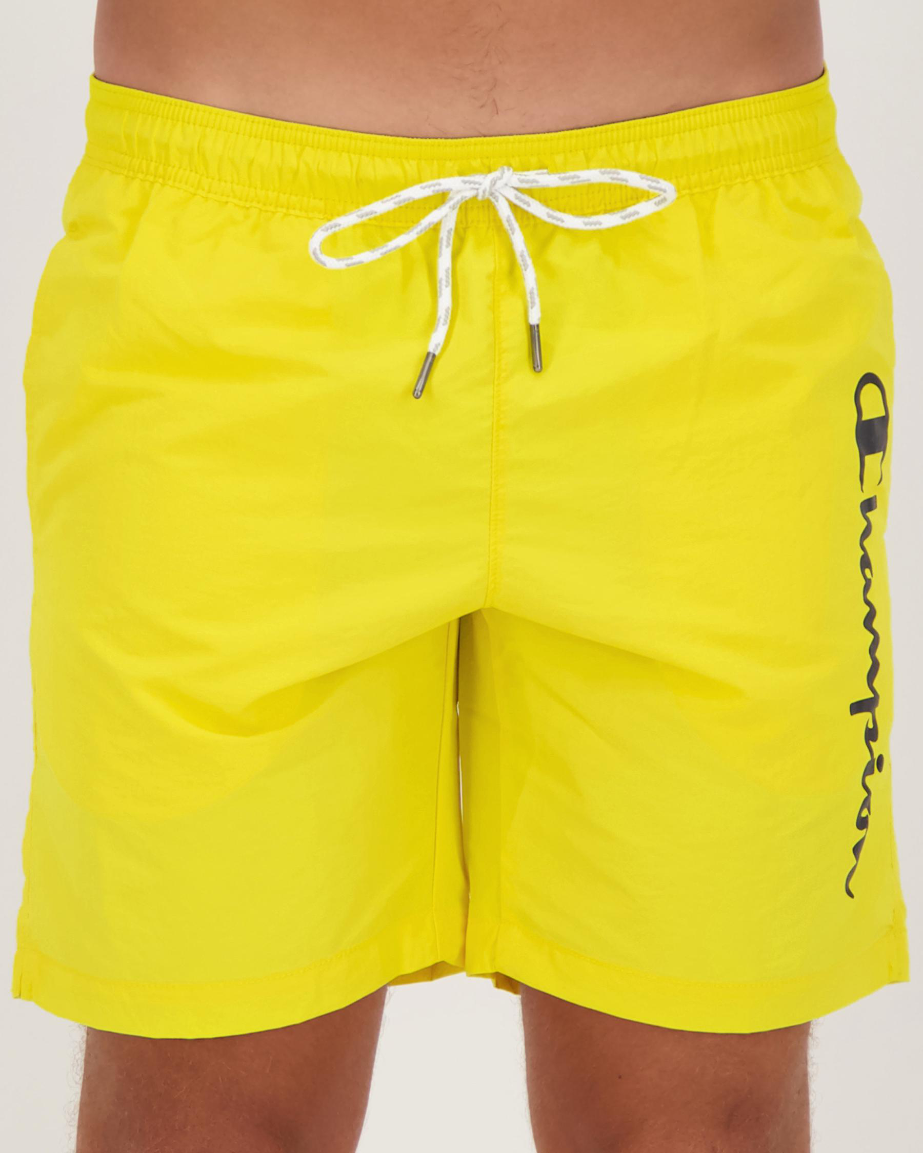 Shop Champion Graphic Beach Short In Laser Lemon - Fast Shipping & Easy ...