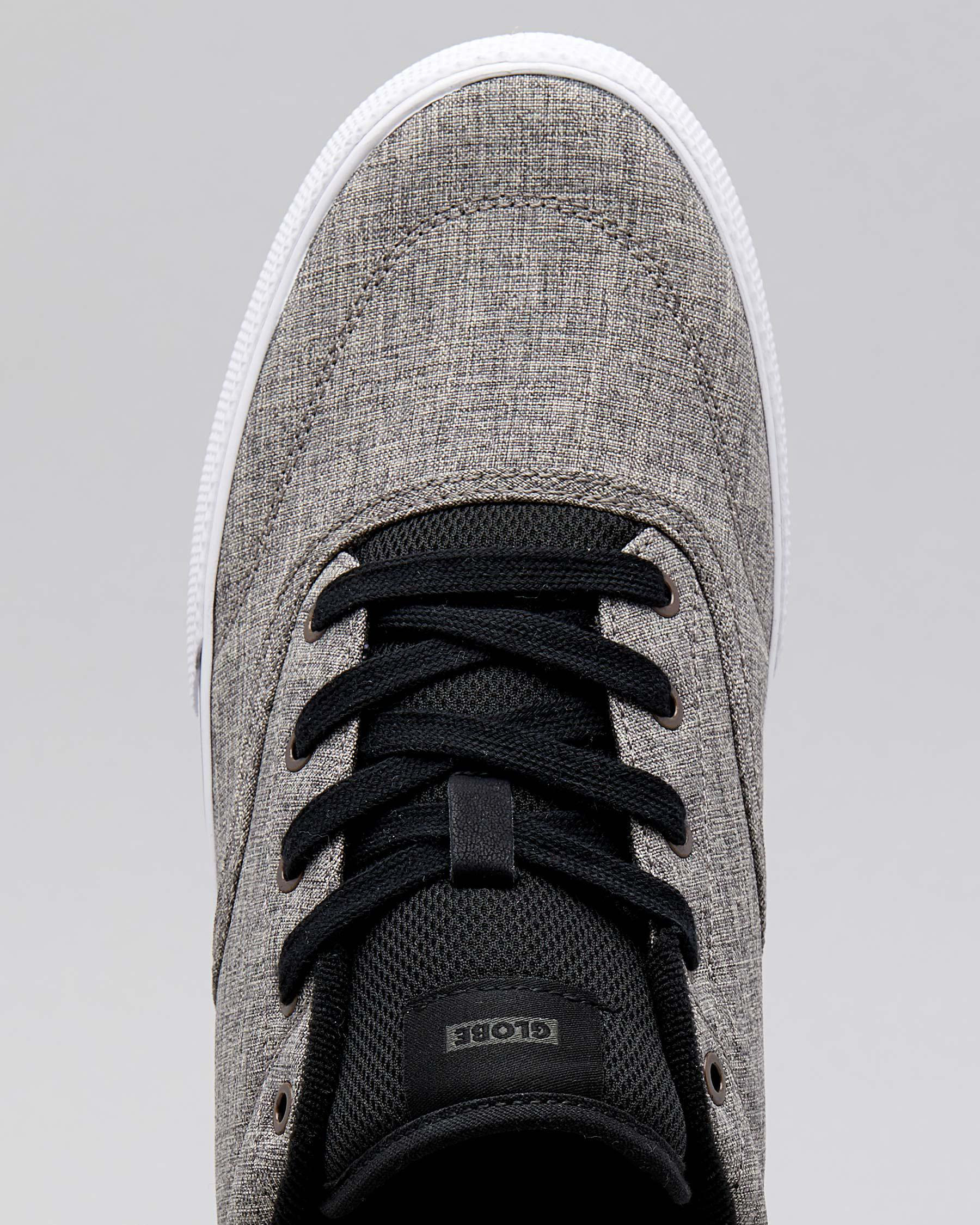 Shop Globe Tribe Shoes In Grey Chambray/copper - Fast Shipping & Easy ...