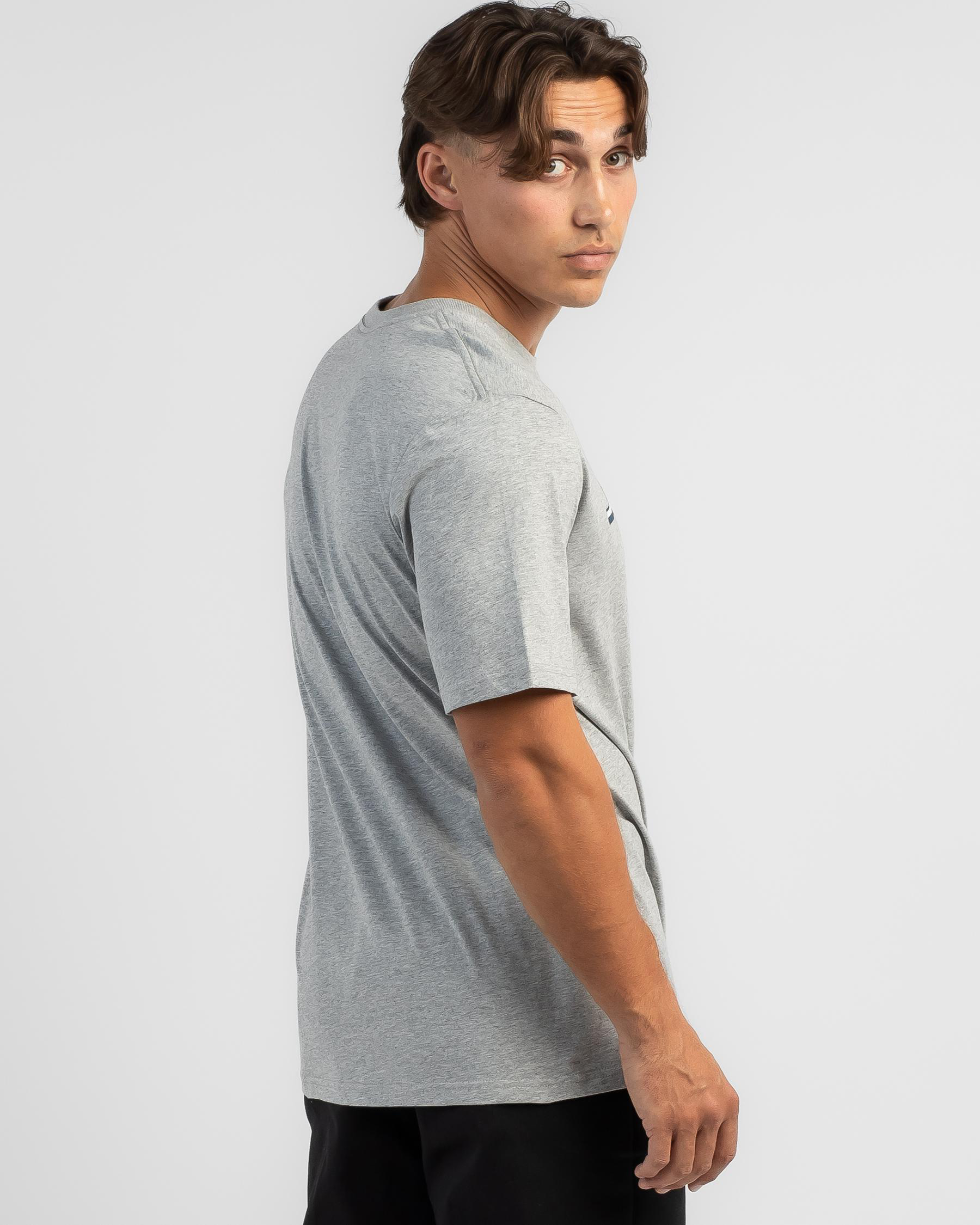 Shop Santa Cruz Classic Strip T-Shirt In Grey Marle - Fast Shipping ...