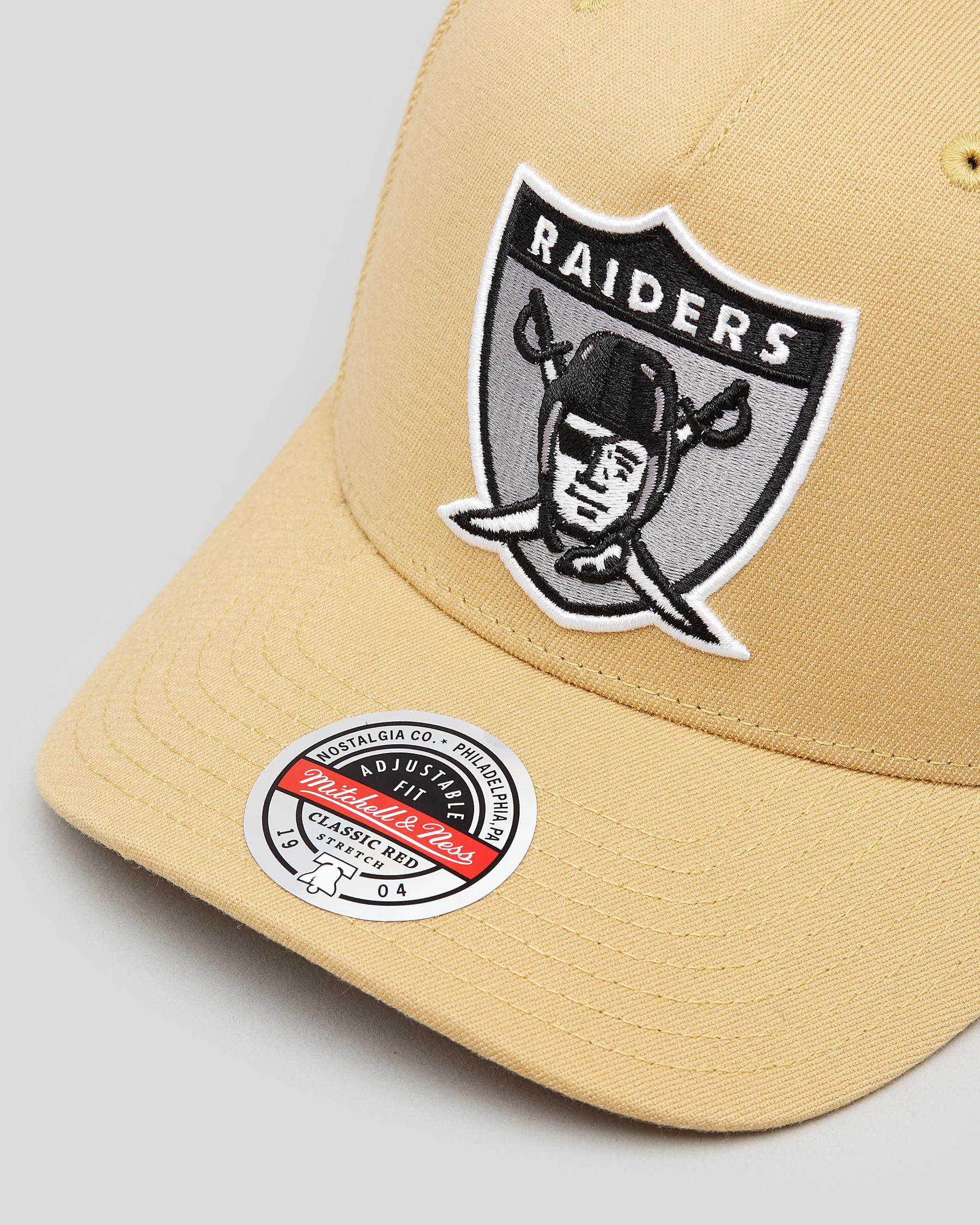 Shop Mitchell & Ness Las Vegas Raiders Classic Line Pinch Panel ...