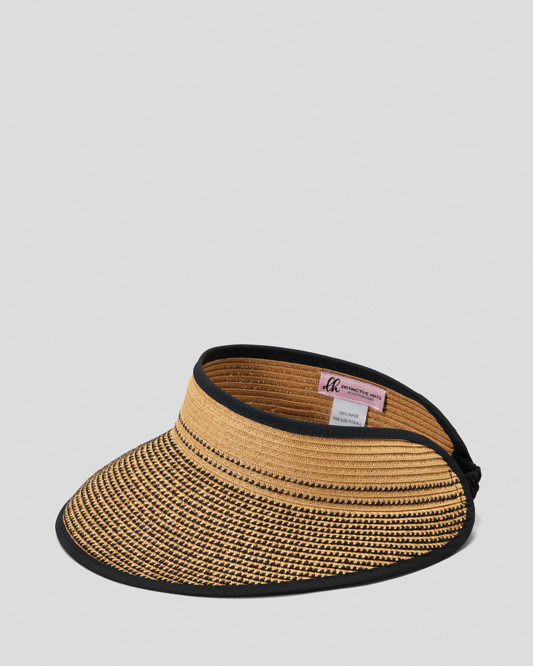 Shop Mooloola Brazil Visor In Coconut/black - Fast Shipping & Easy ...