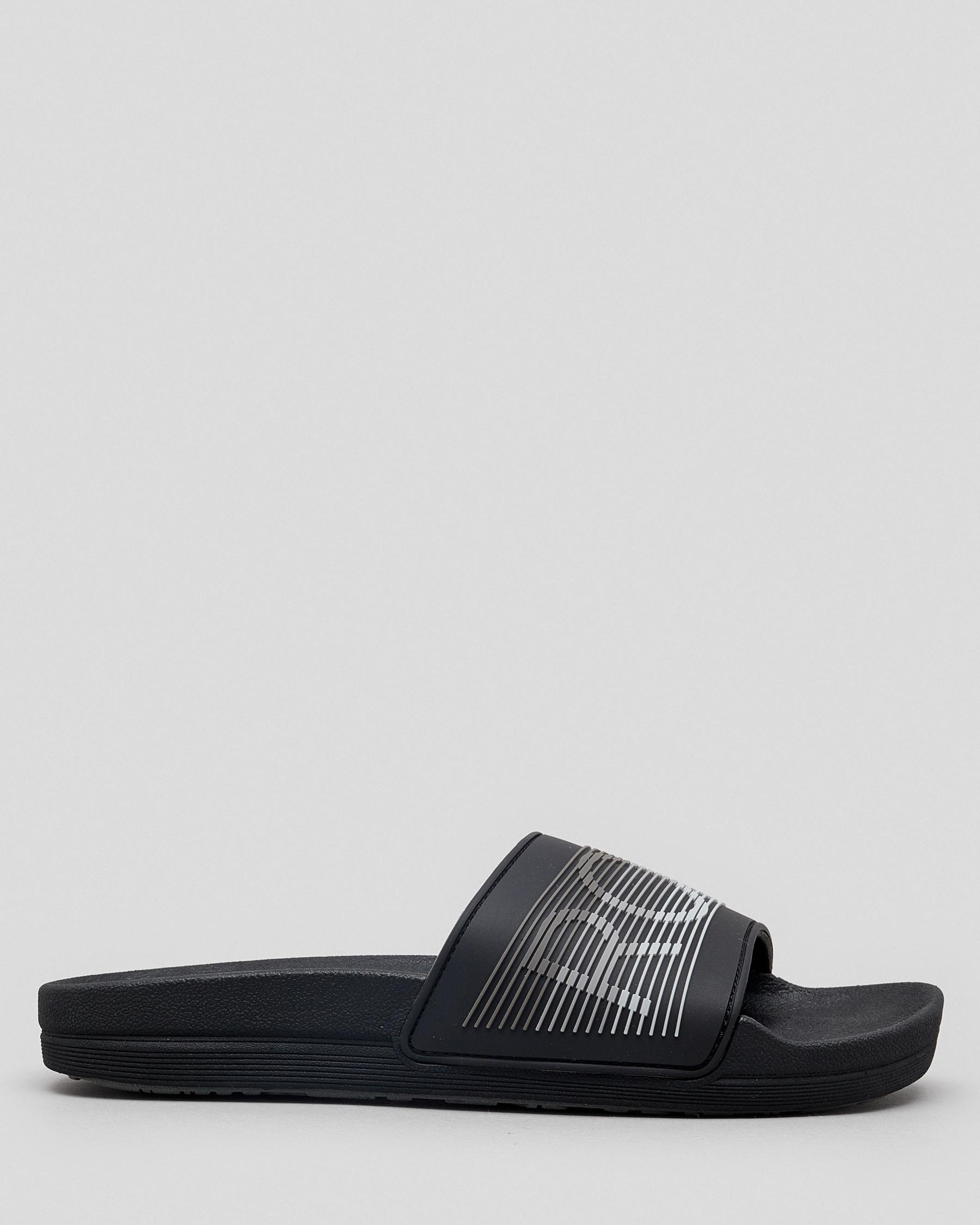 Shop Roxy Slippy Slides In Black - Fast Shipping & Easy Returns - City ...