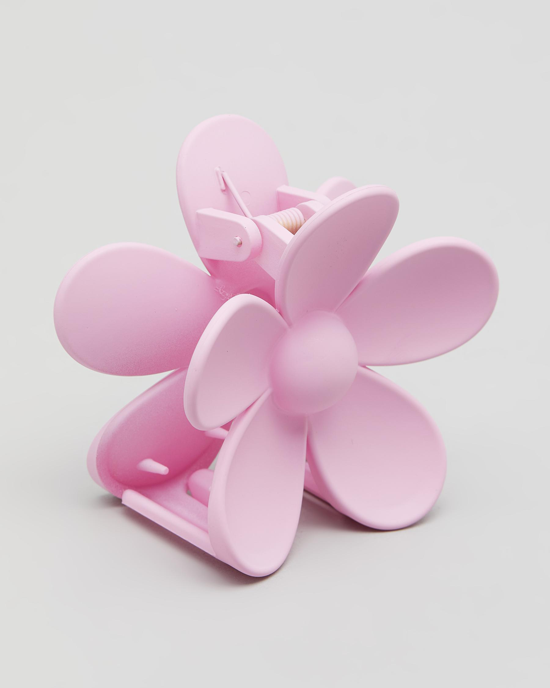 Shop Karyn In LA Kay Flower Hair Claw Clip In Pop Lavender - Fast ...