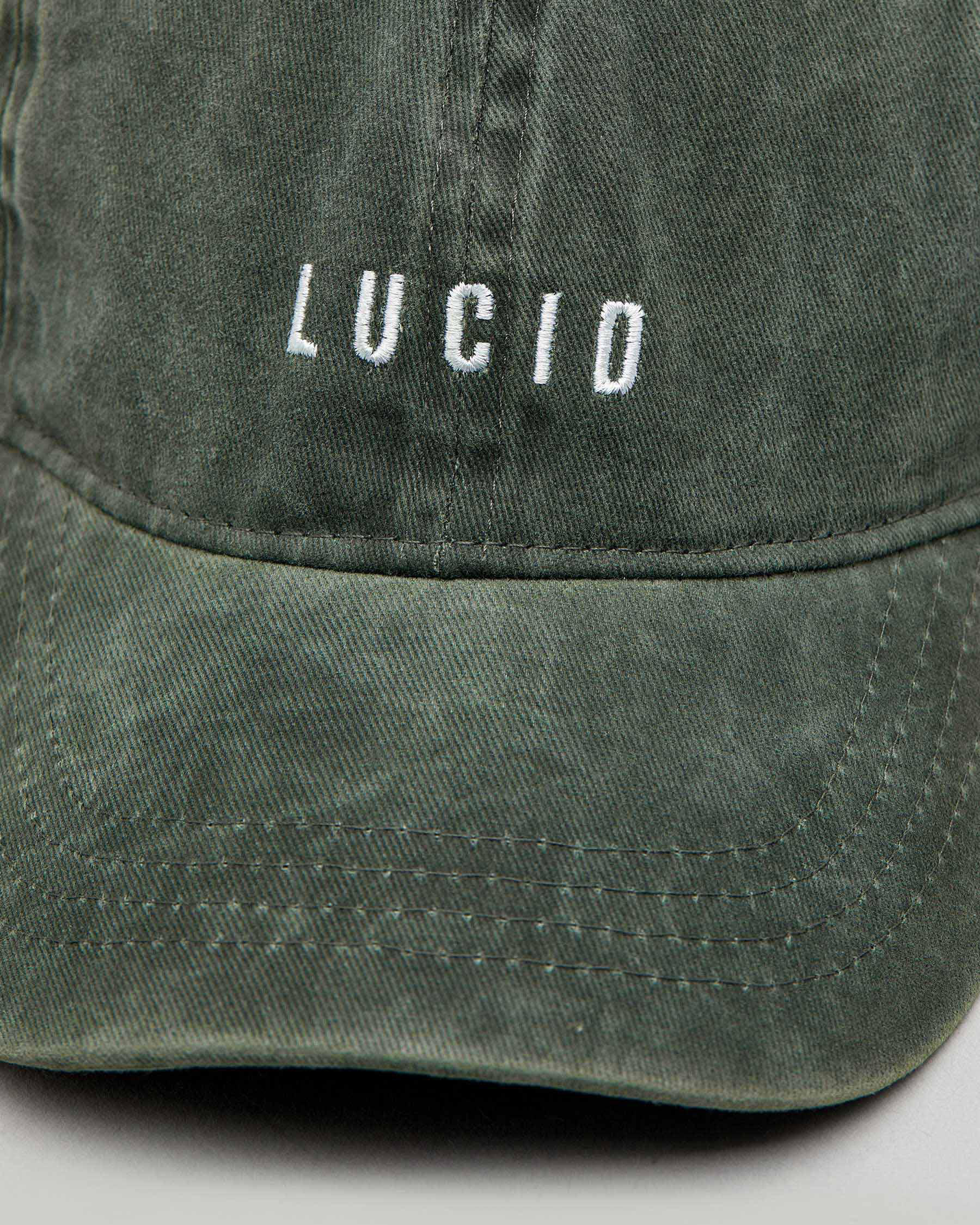 Shop Lucid Chilled Strapback Cap In Washed Olive - Fast Shipping & Easy ...