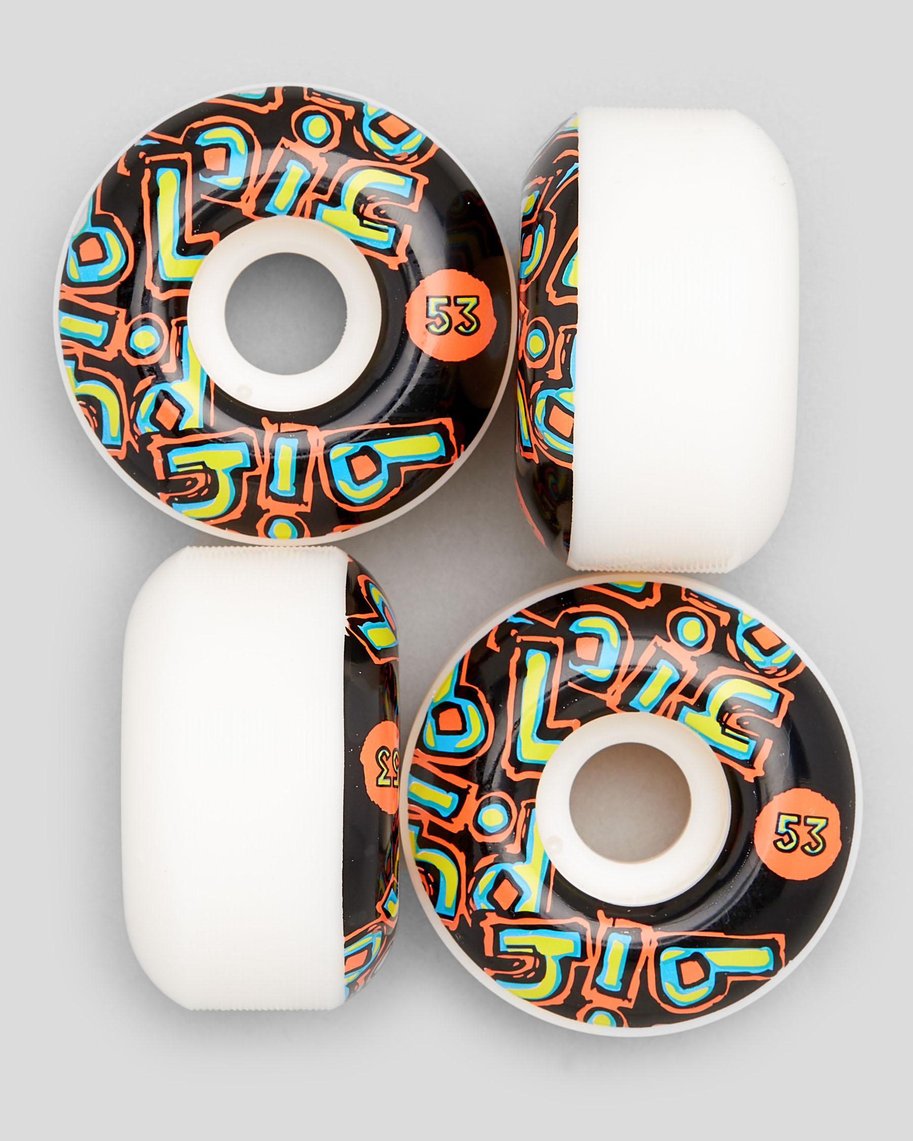 Shop Blind OG Stacked 53mm Skateboard Wheels In Black - Fast Shipping ...