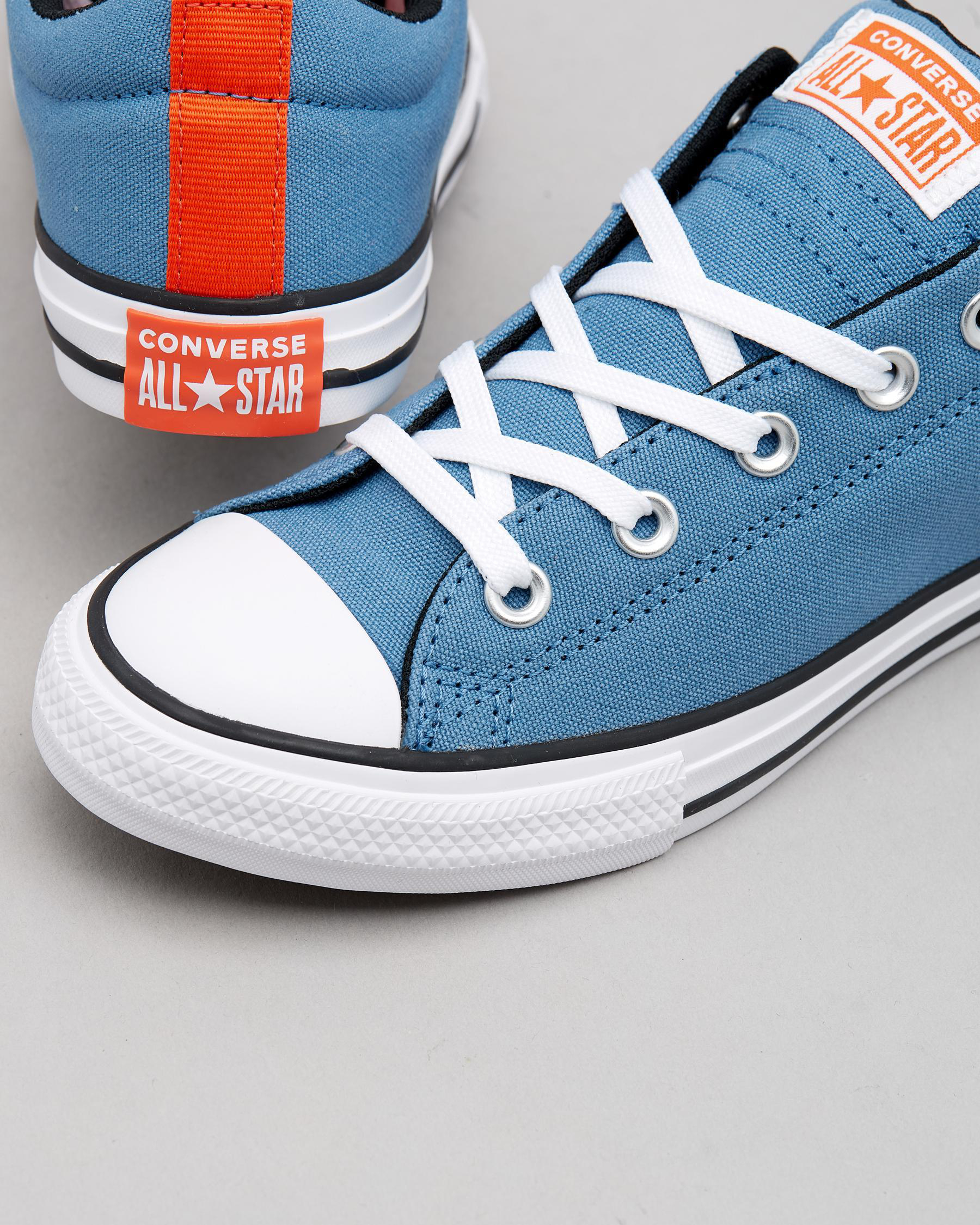 Shop Converse Junior Kids' All Star Street Utility Loop Shoes In Aegean ...