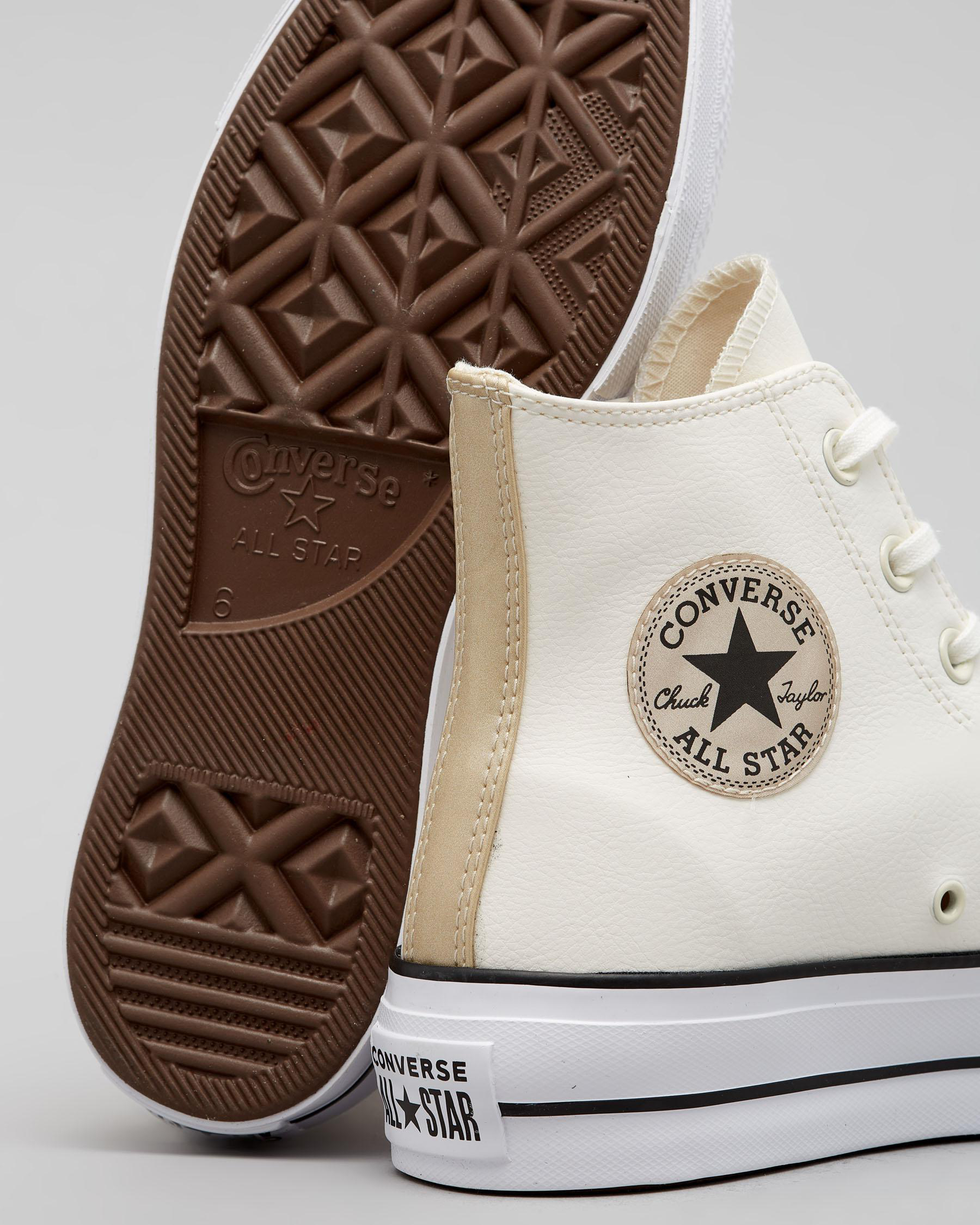 Shop Converse Womens Chuck Taylor All Star Platform Hi Top Shoes In ...