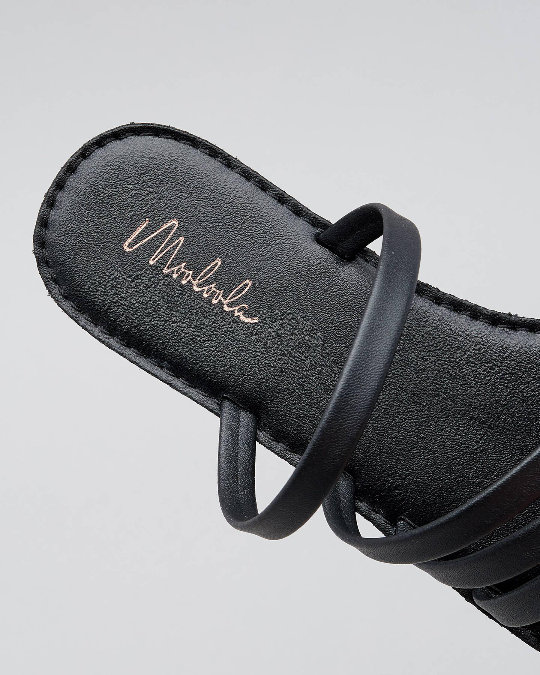 Shop Mooloola Brooks Sandals In Black - Fast Shipping & Easy Returns ...