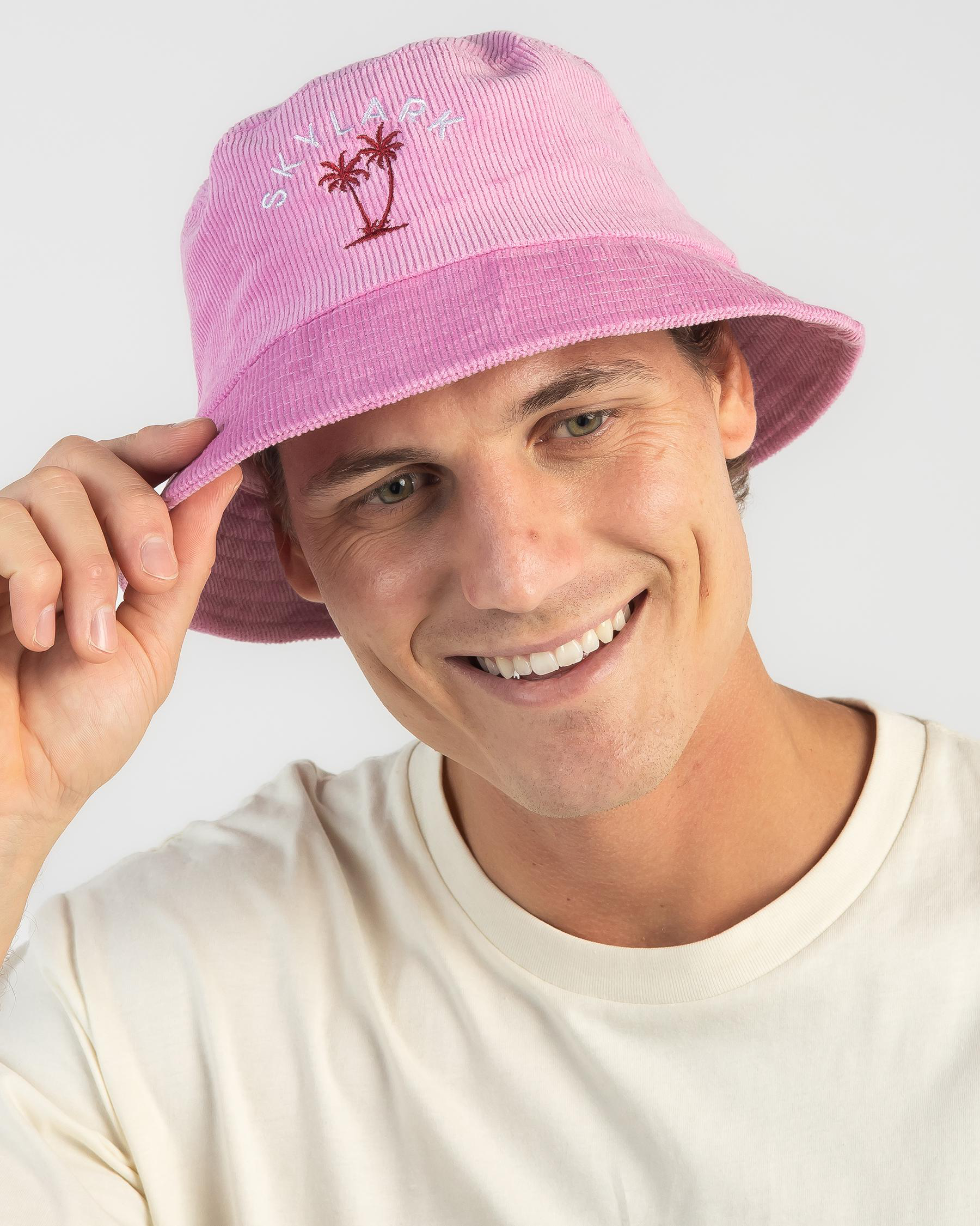 Skylark Journey Cord Bucket Hat In Pink - FREE* Shipping & Easy Returns ...