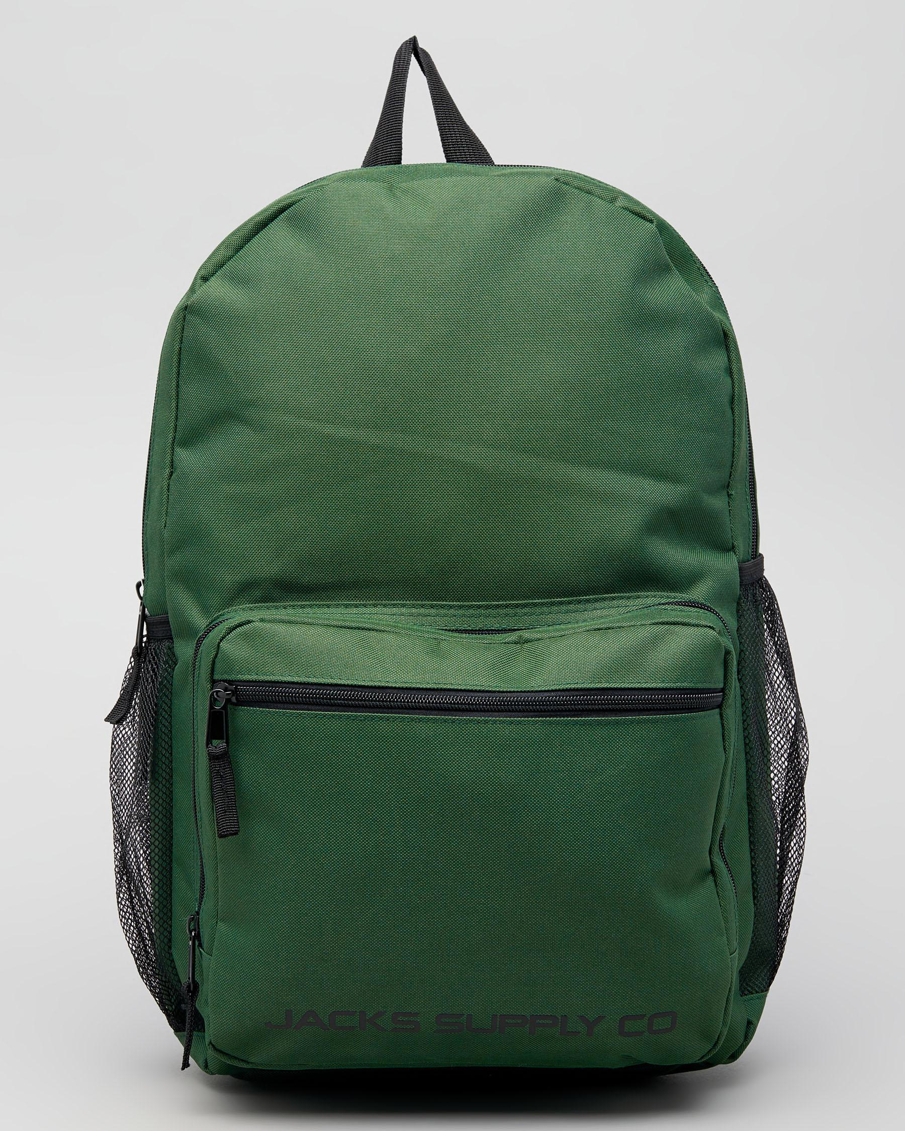 Shop Jacks Brisk Backpack In Olive - Fast Shipping & Easy Returns ...