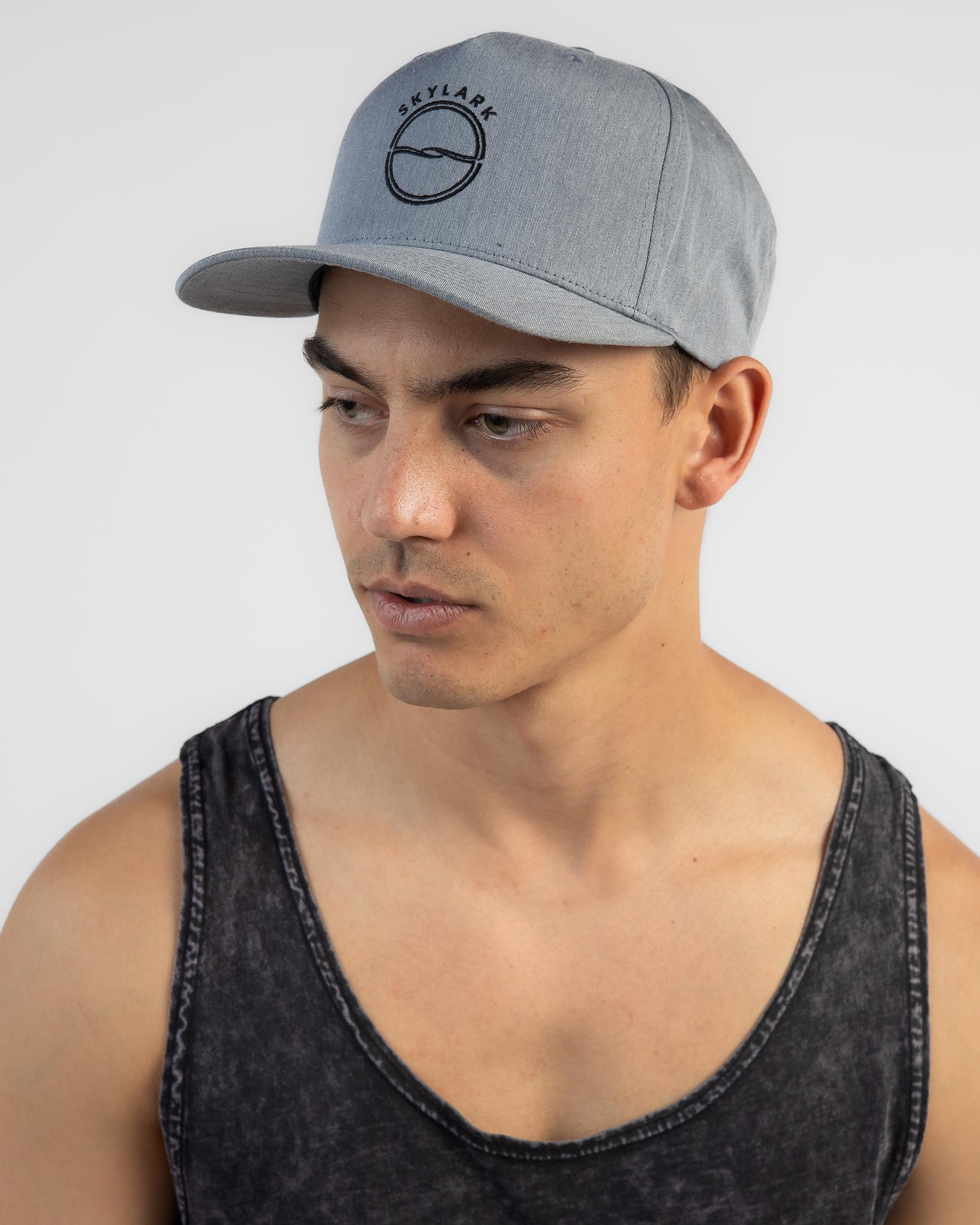 Shop Skylark Inward Bound Snapback Cap In Char Marle - Fast Shipping ...