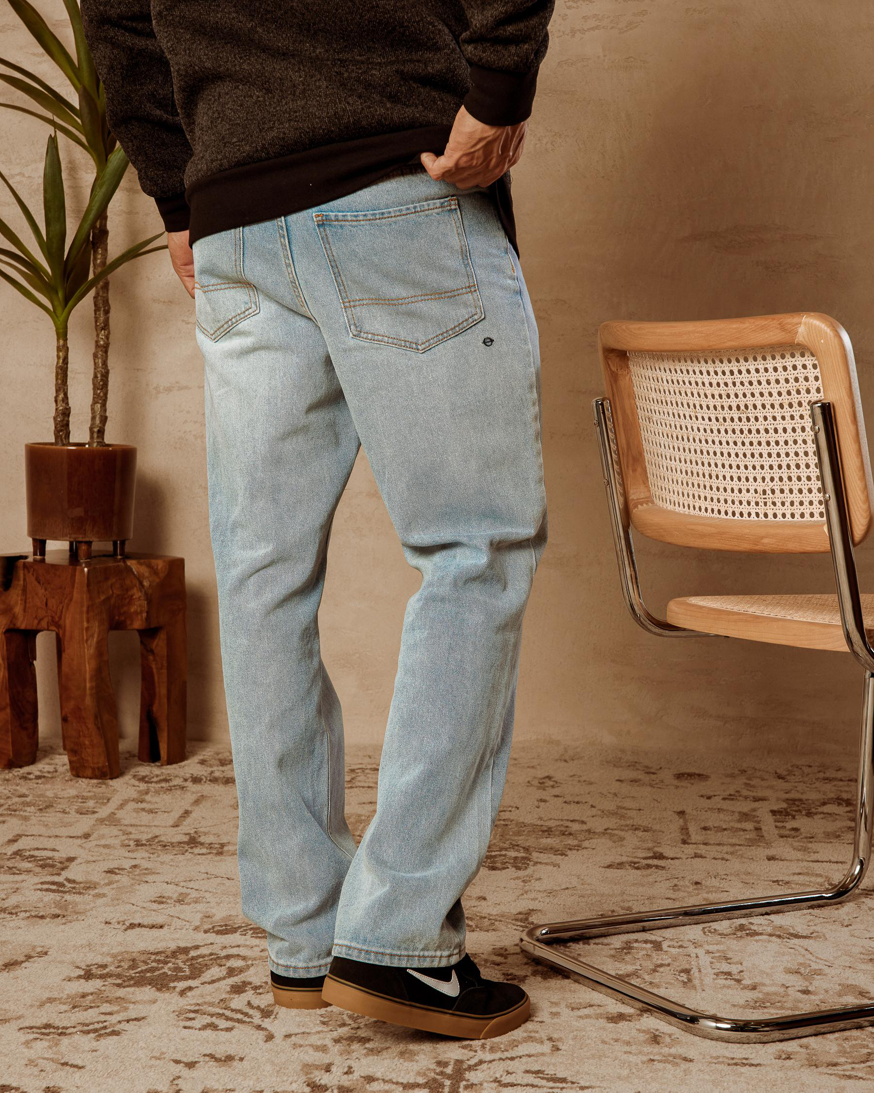 Shop Skylark Colossal Jeans In Light Blue - Fast Shipping & Easy ...